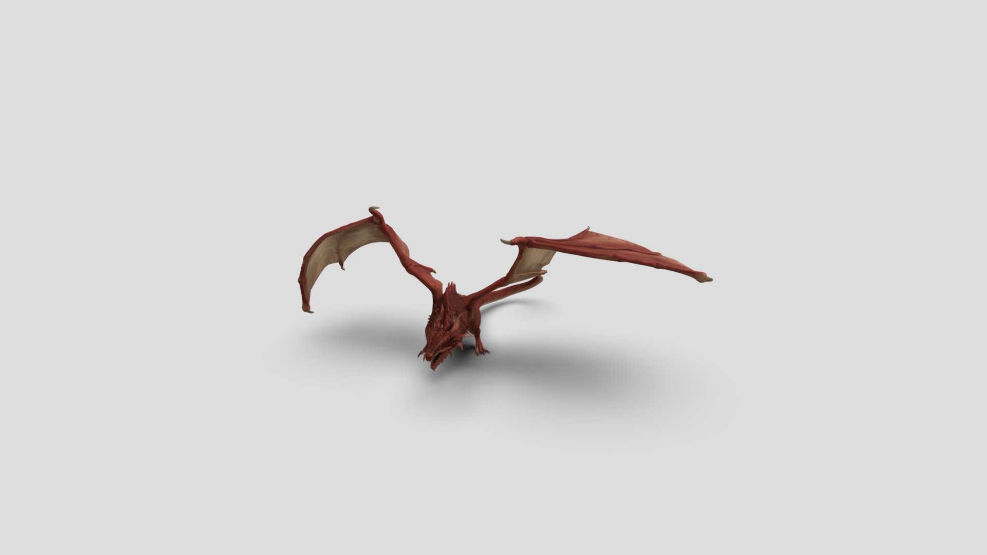 Red dragon - 3D model by Wr_titan (@pitchayut.iq) [b5006ea] - Sketchfab