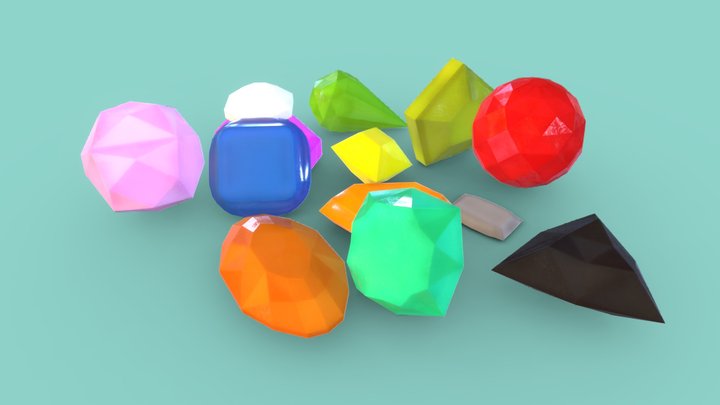 Faceted 3D models - Sketchfab