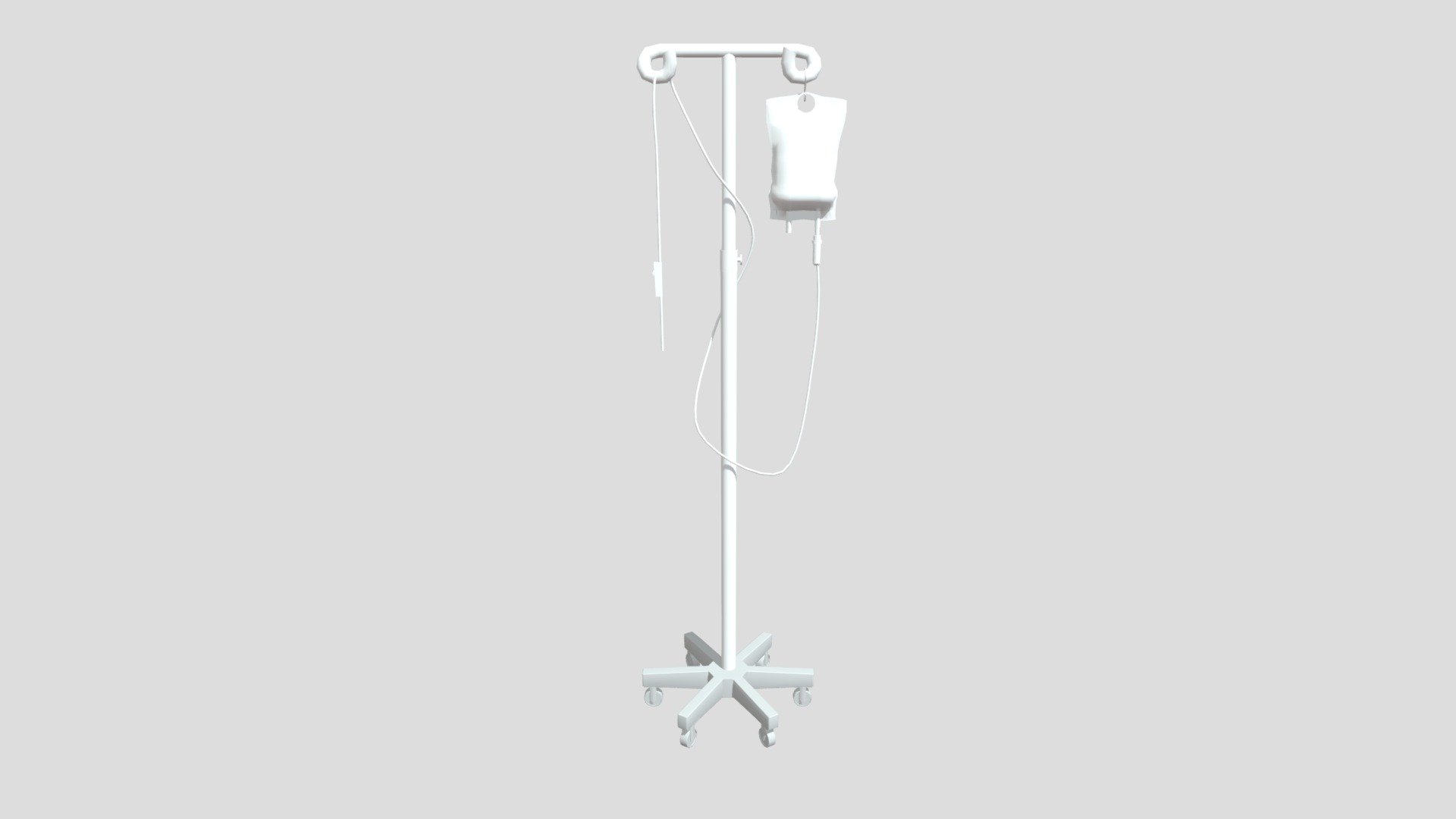 Iv drip stand - Download Free 3D model by saba.nazir [b503f57] - Sketchfab
