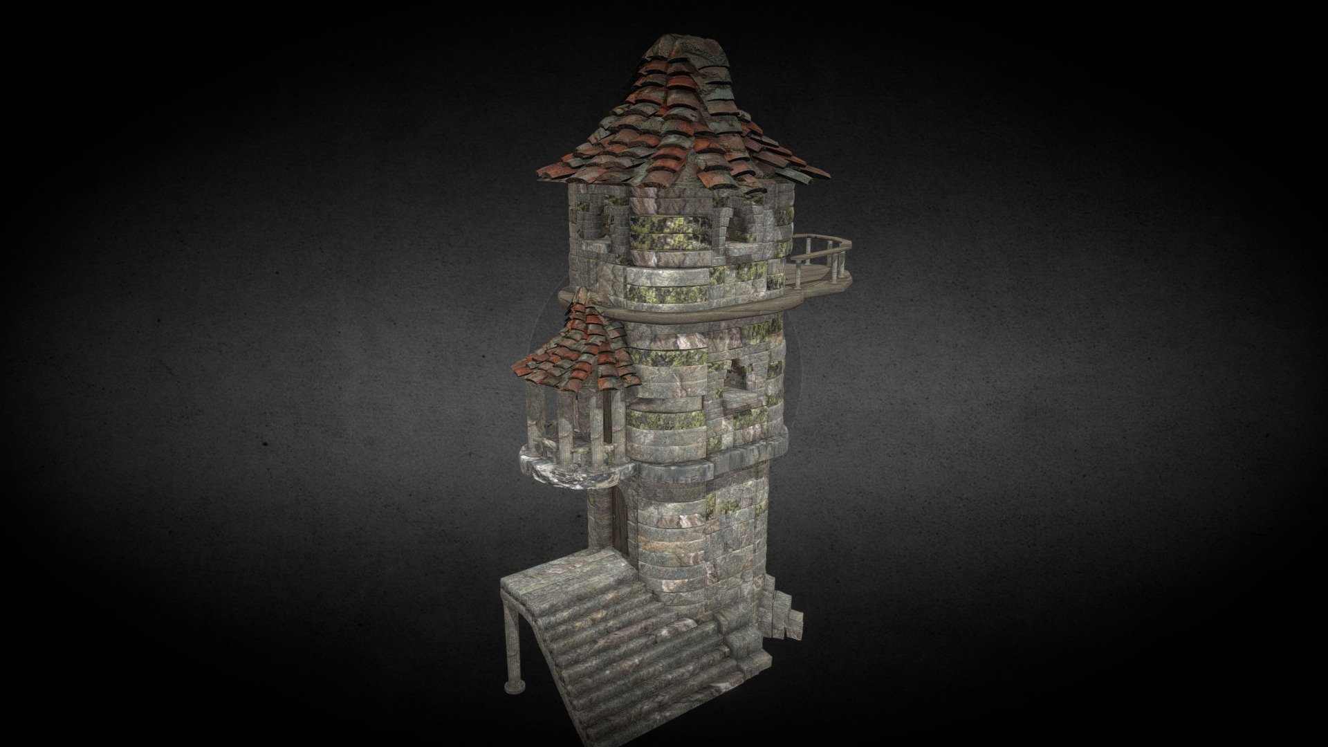 medieval tower - Buy Royalty Free 3D model by joshua woollett ...