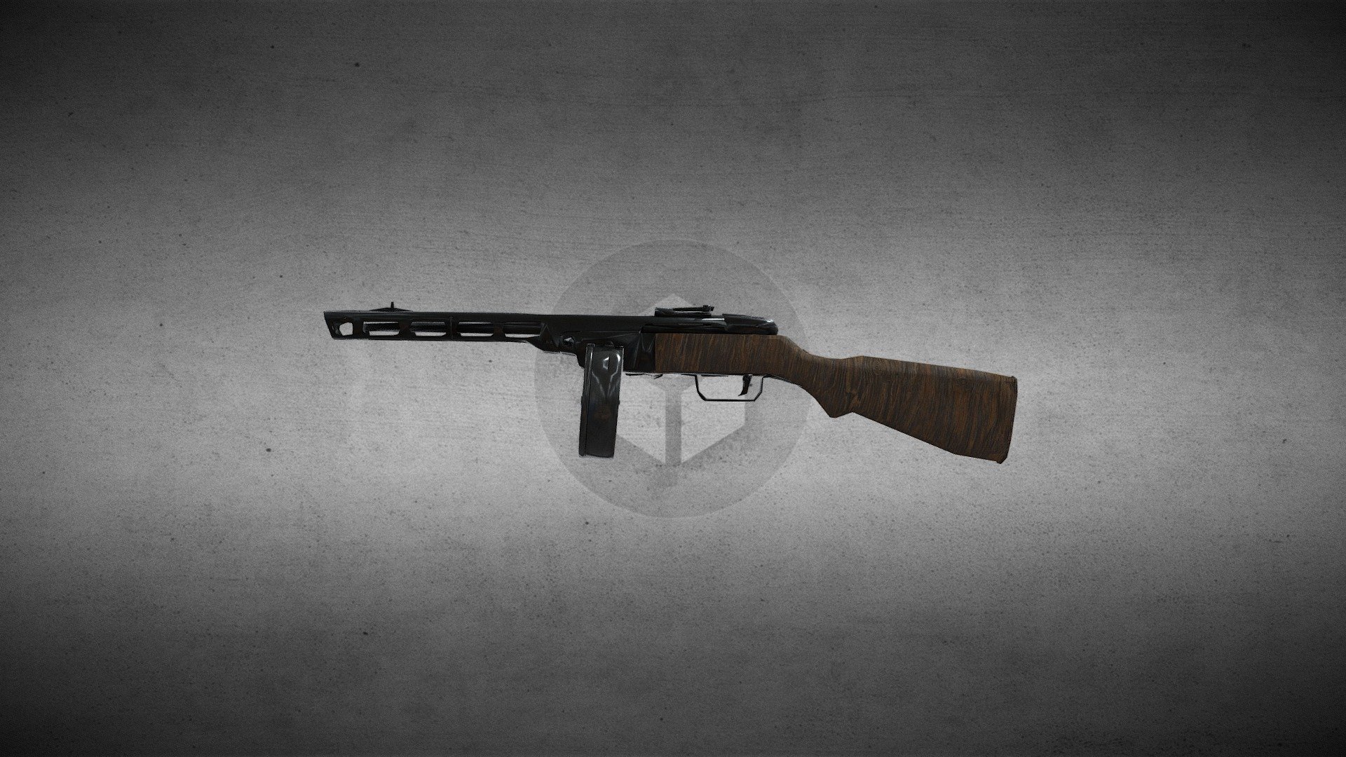 PPSH-41 - Download Free 3D model by ak47gaming777 [b504326] - Sketchfab