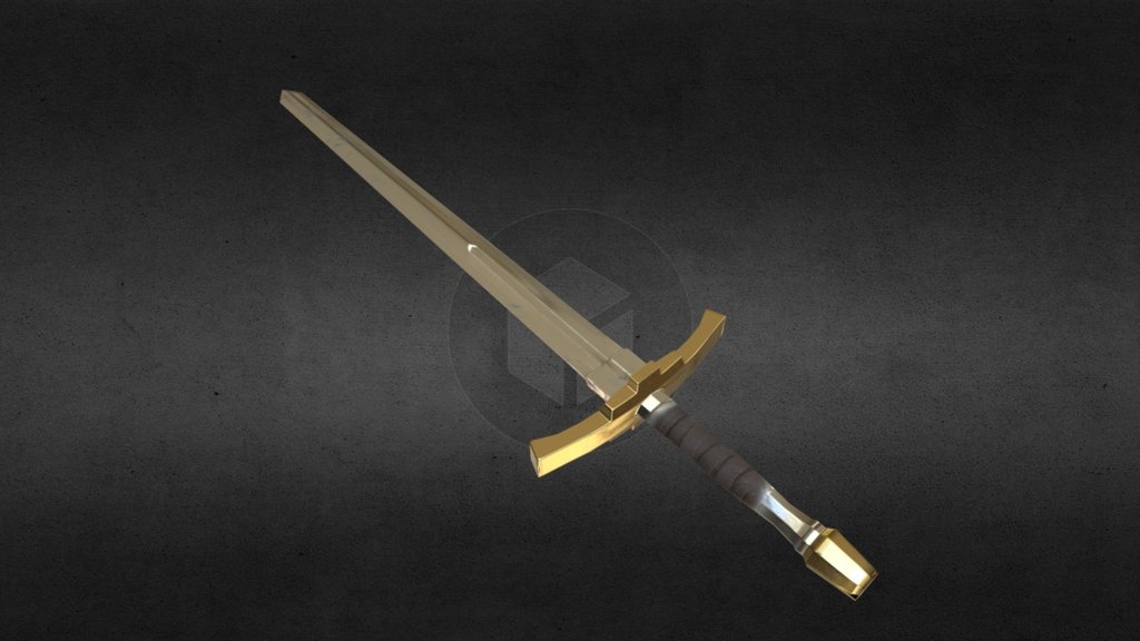 Longsword - 3D model by David (@hewhocharges) [b5052e6] - Sketchfab