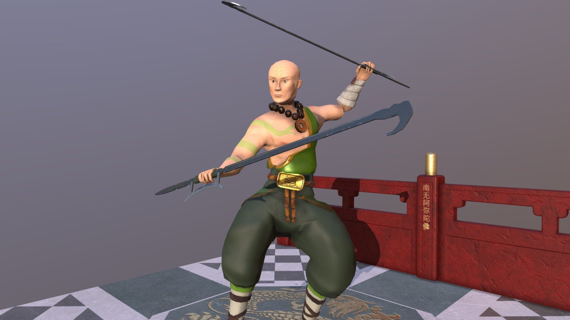 Shuang Gou Master Guard - 3D model by MaudAlukia [b50669d] - Sketchfab