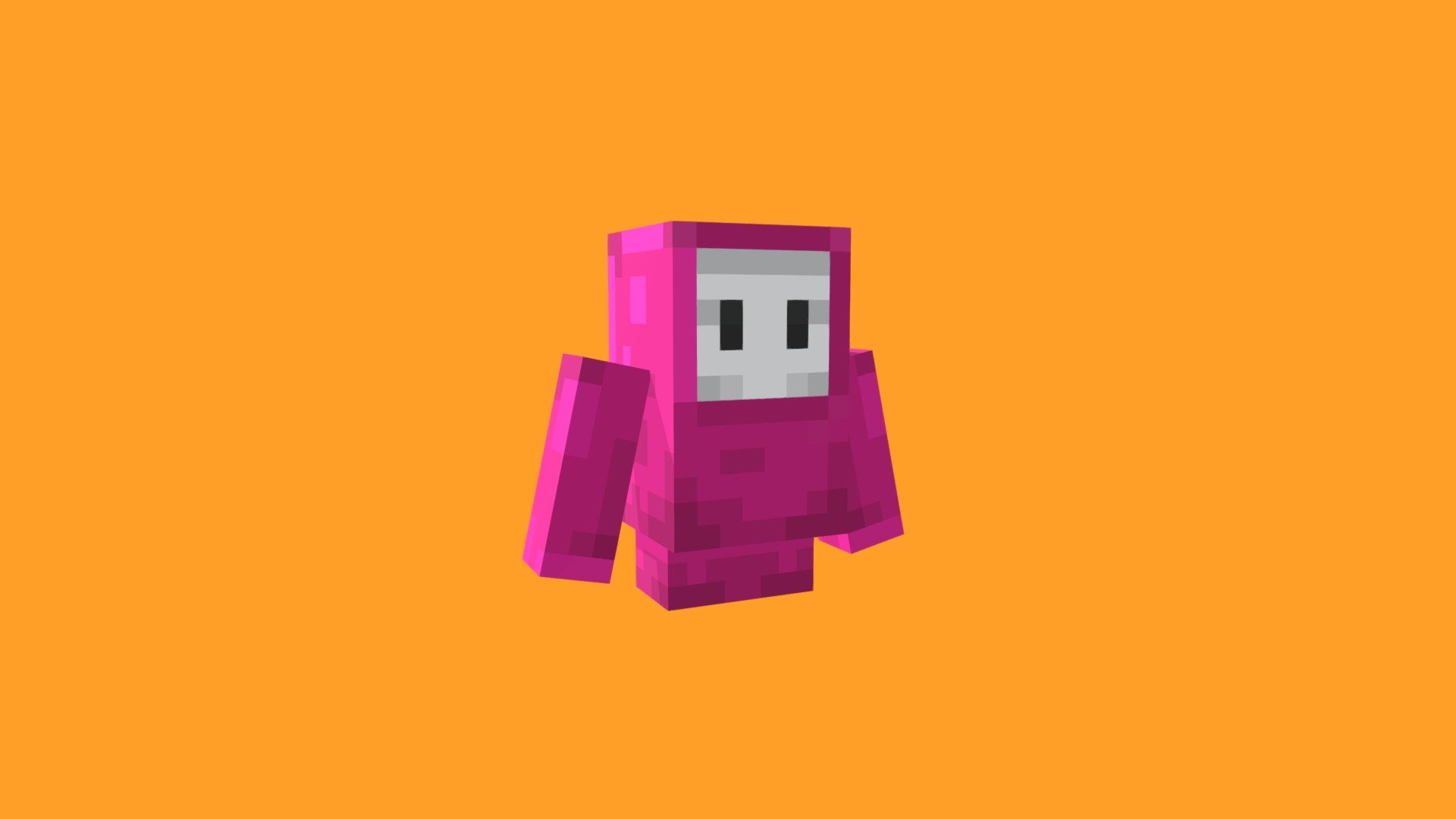 Fall Guys pink - 3D model by Perman [b507ea7] - Sketchfab