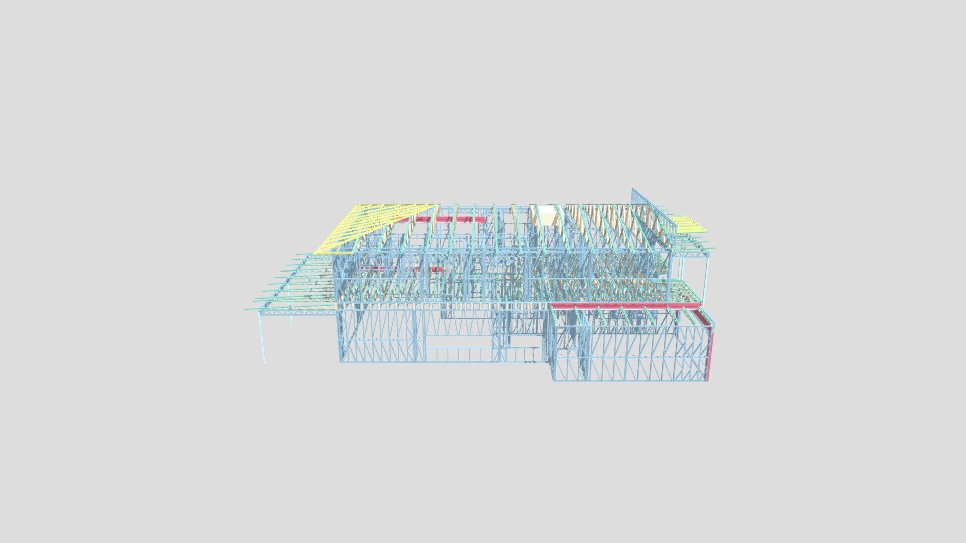 STEEL FRAMING HOUSE-PEREGRINE NEW - 3D model by STEELFRAMING ...