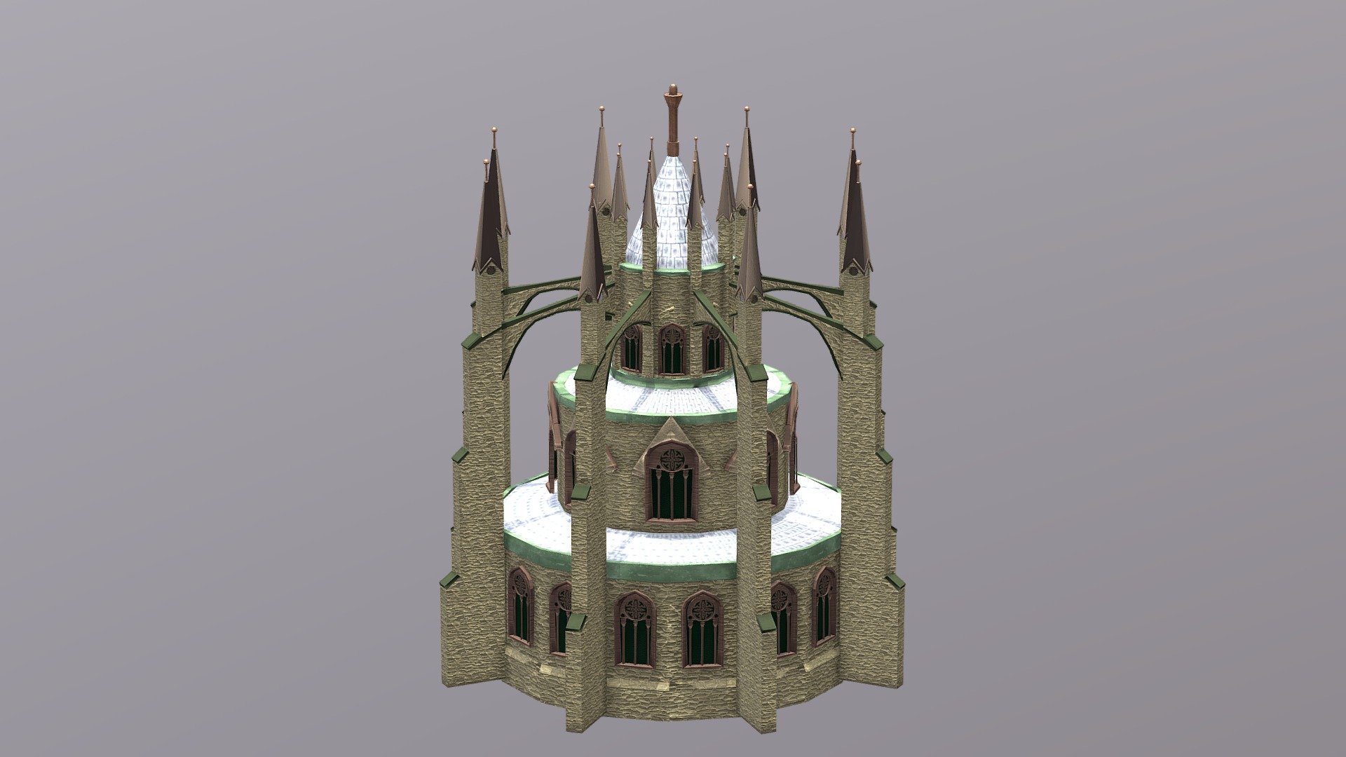Church - 3D model by FioreDiMatteo [b508e44] - Sketchfab