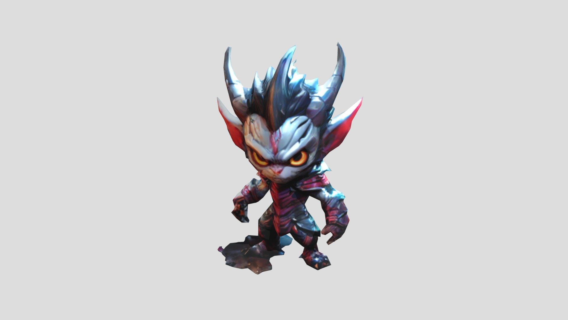 Digital Demonic Figure The image showcases a men - Download Free 3D ...