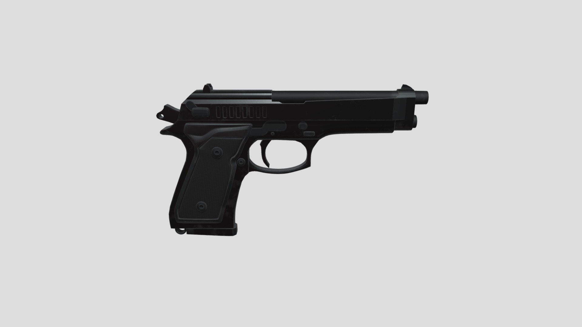 Stylized Gun - Download Free 3D model by Hao Chun Chao (@chiun905062 ...