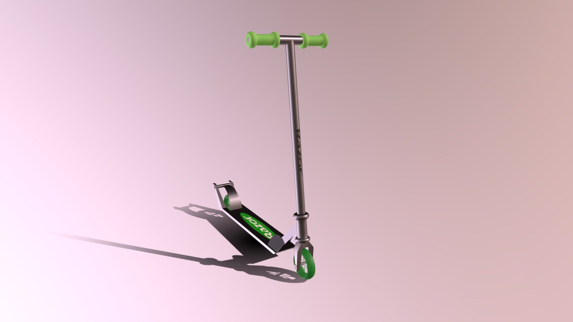 Razor Scooter - 3D model by QuirkyCorgi (@morgandrea93) [b509efc ...