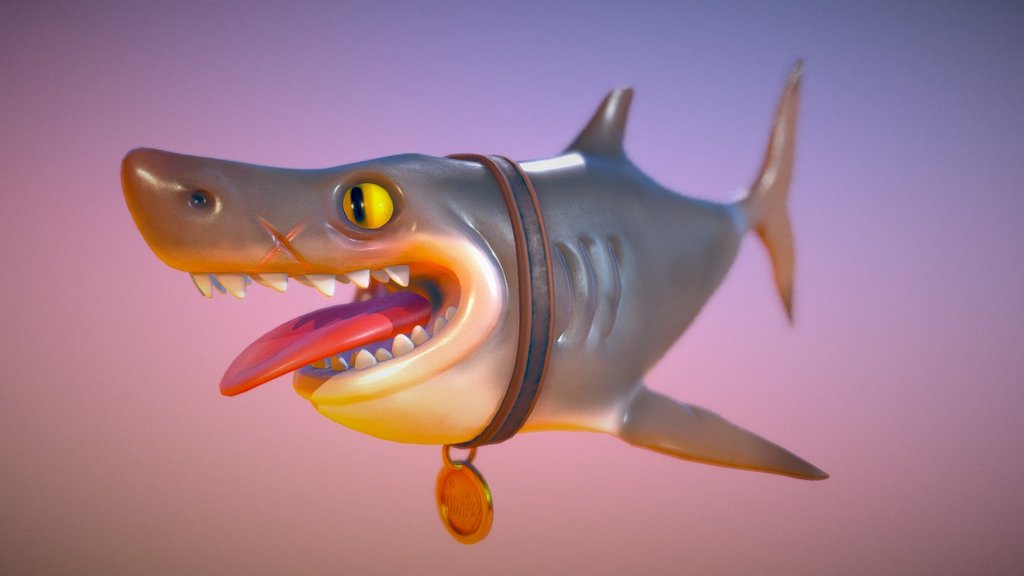 Sharky - 3D model by eric.barbedor [b509f56] - Sketchfab