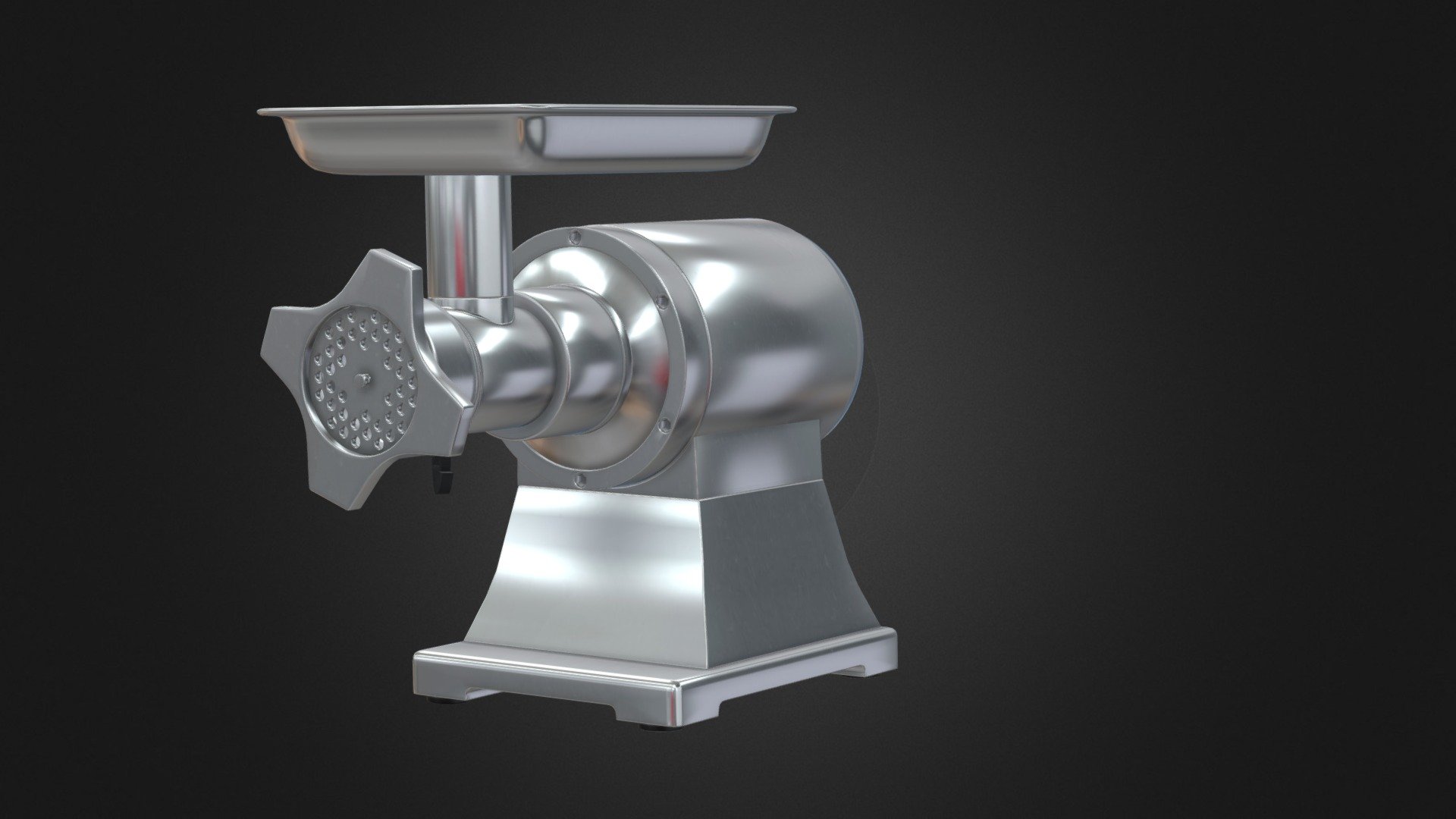 Low Poly Meat Grinder - Download Free 3D model by Red Kaiser ...