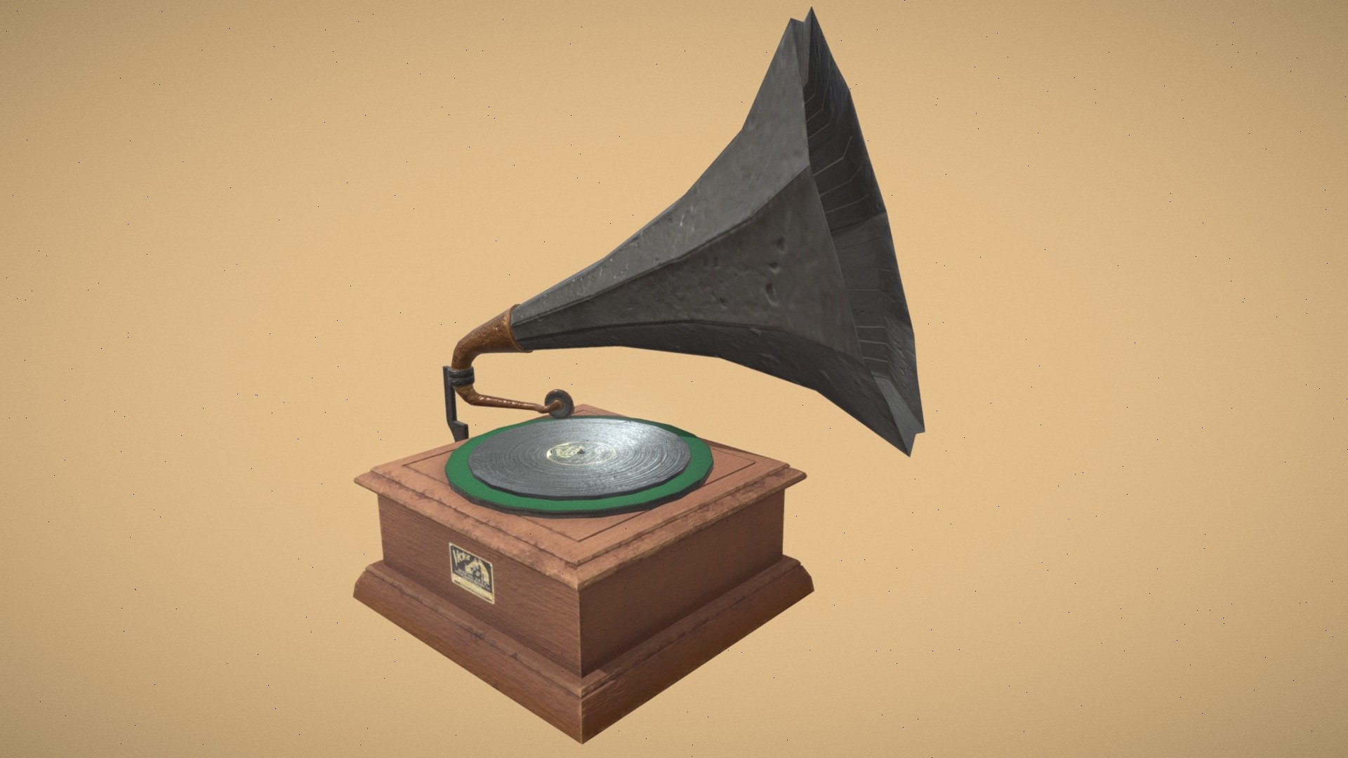 Vintage Victrola - 3D model by Mr_McBird [b50cc48] - Sketchfab