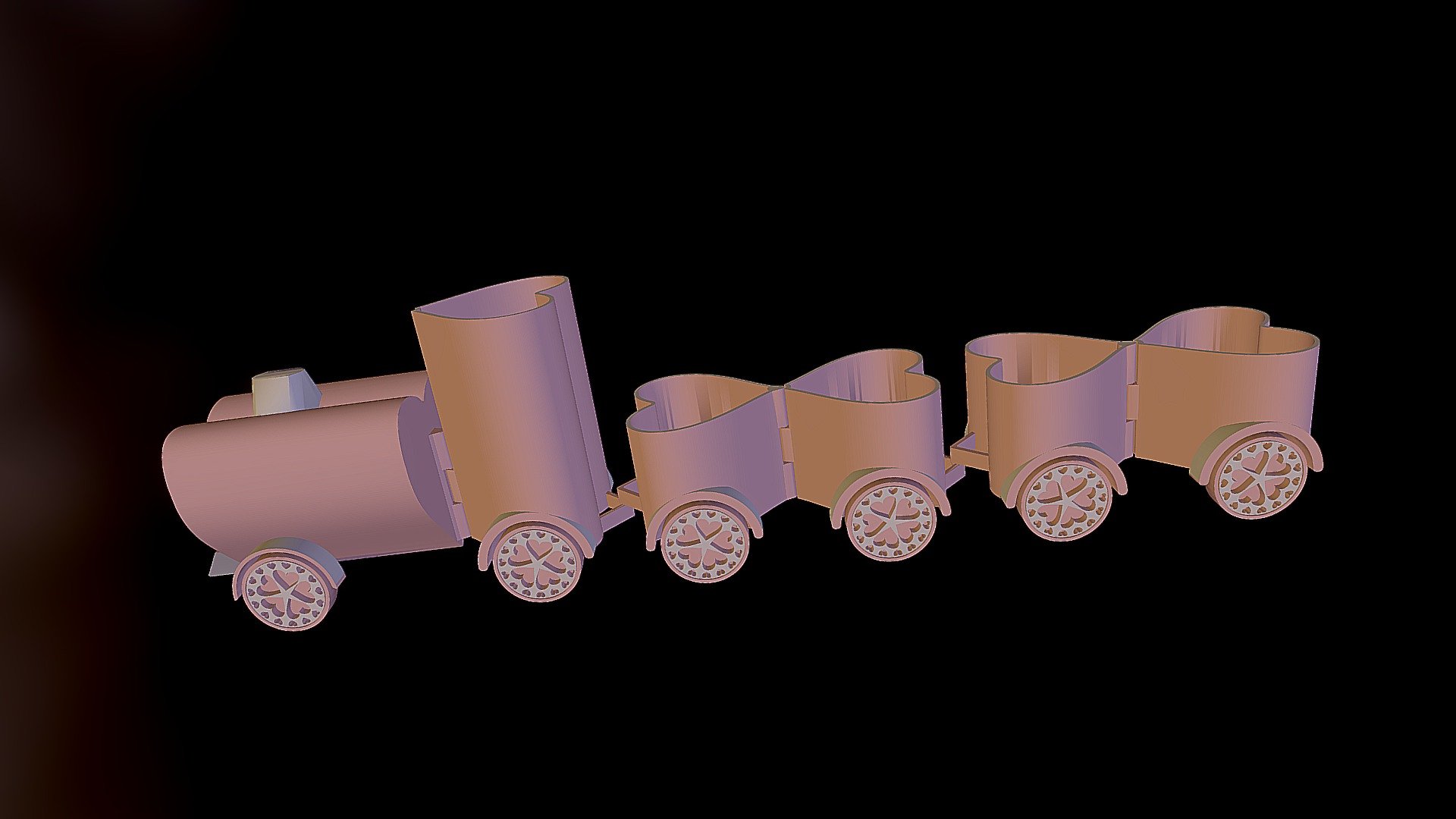 Love Train - 3D model by Kreashunz [b50e533] - Sketchfab