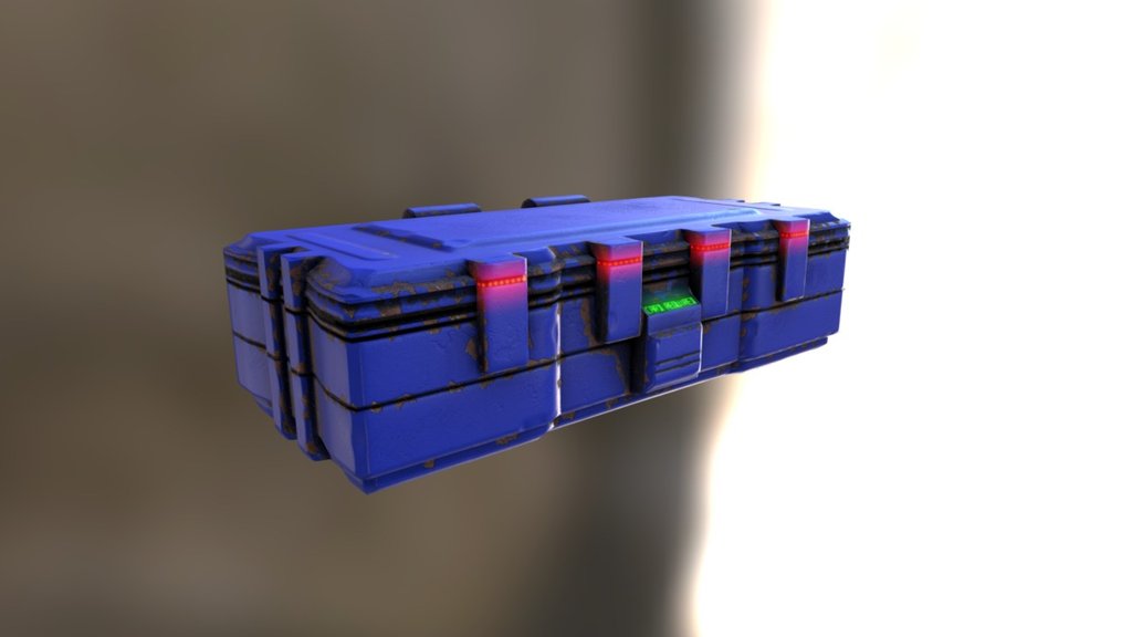 Sci-Fi Weapon Crate - 3D model by PiotrSyposz [b50fb92] - Sketchfab