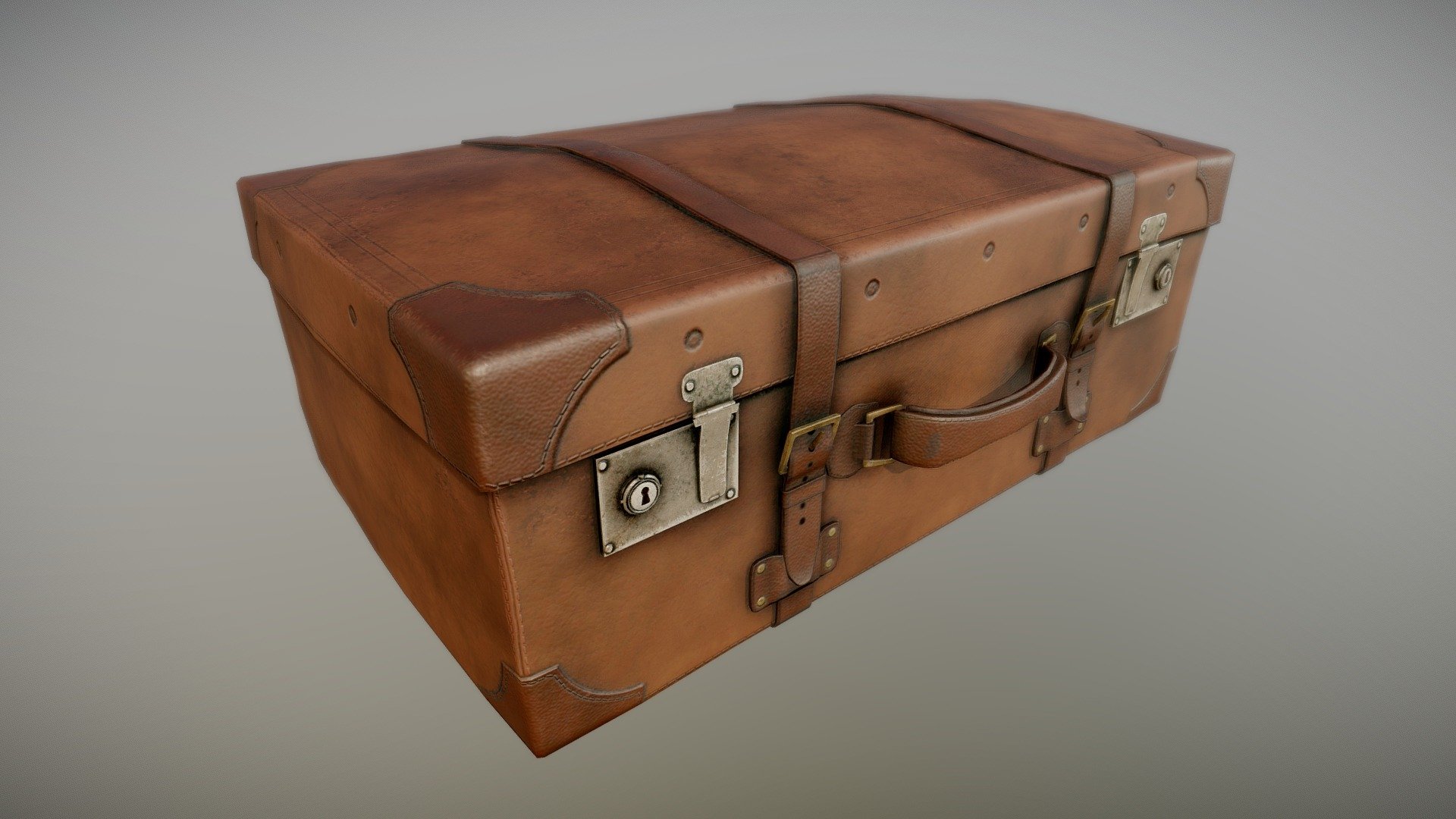 Old Vintage Suitcase PBR - Buy Royalty Free 3D model by GamePoly ...