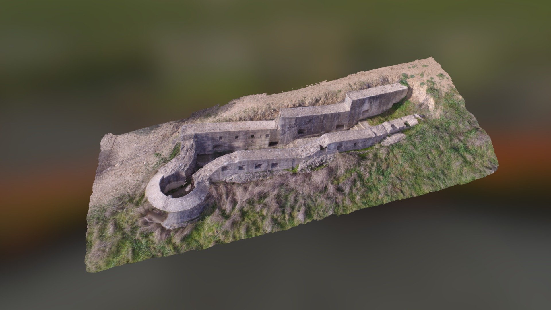 Visita virtual trinchera guerra-civil Lopera - 3D model by Dronvi - Air ...