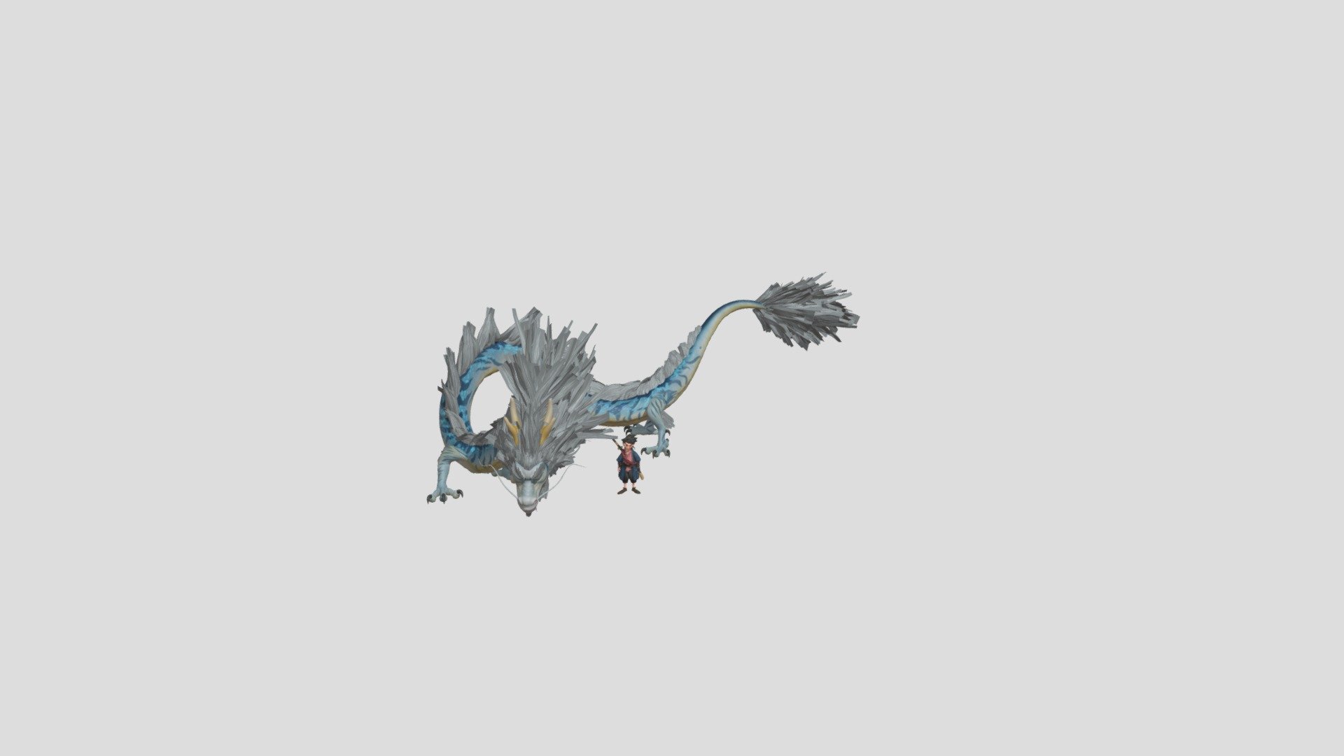Dragon And Boy - 3D model by zhujiacheng610 [b511a21] - Sketchfab