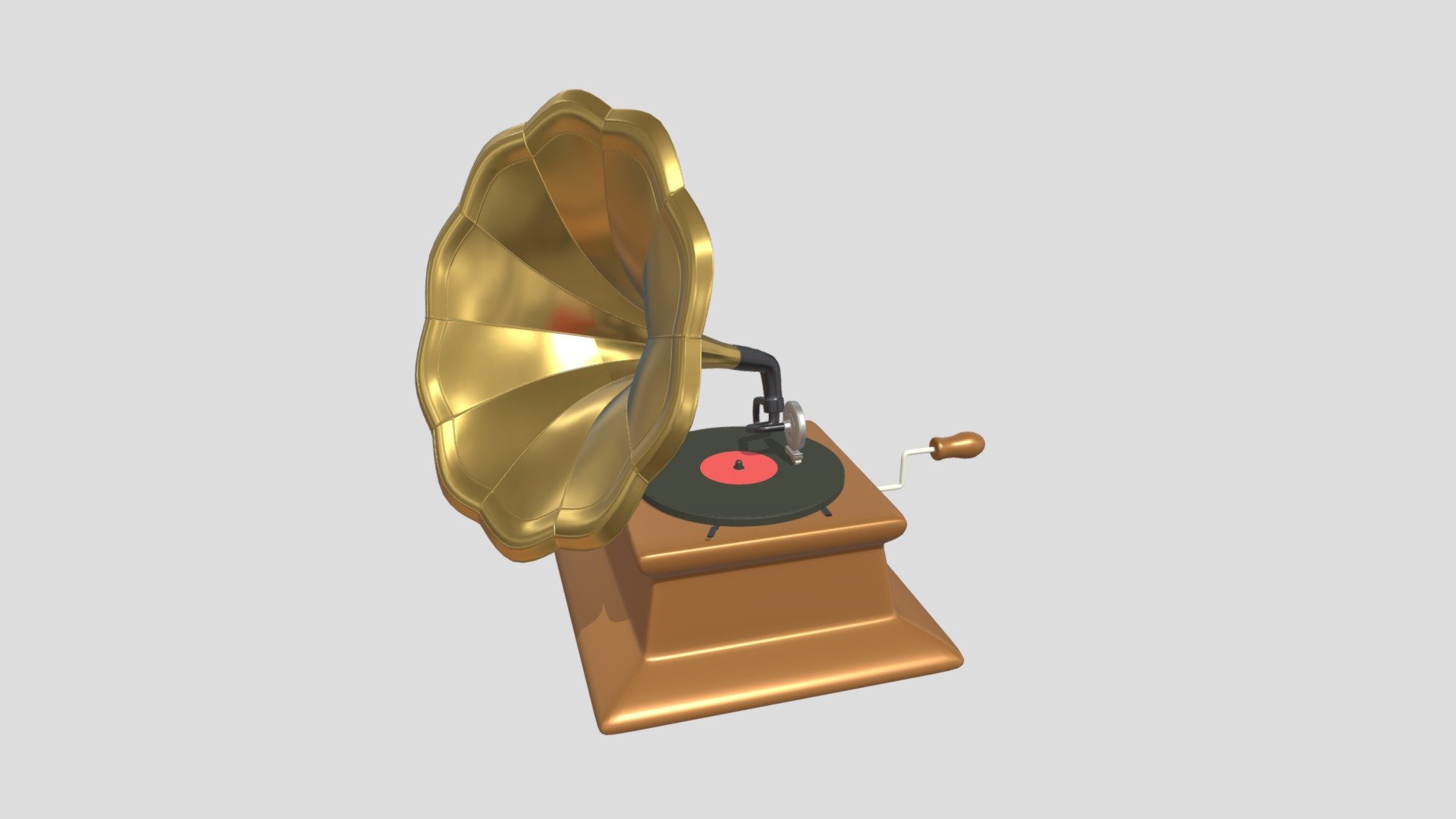 Phonograph - Download Free 3D model by Habib Siddick (@habibshiddick3 ...