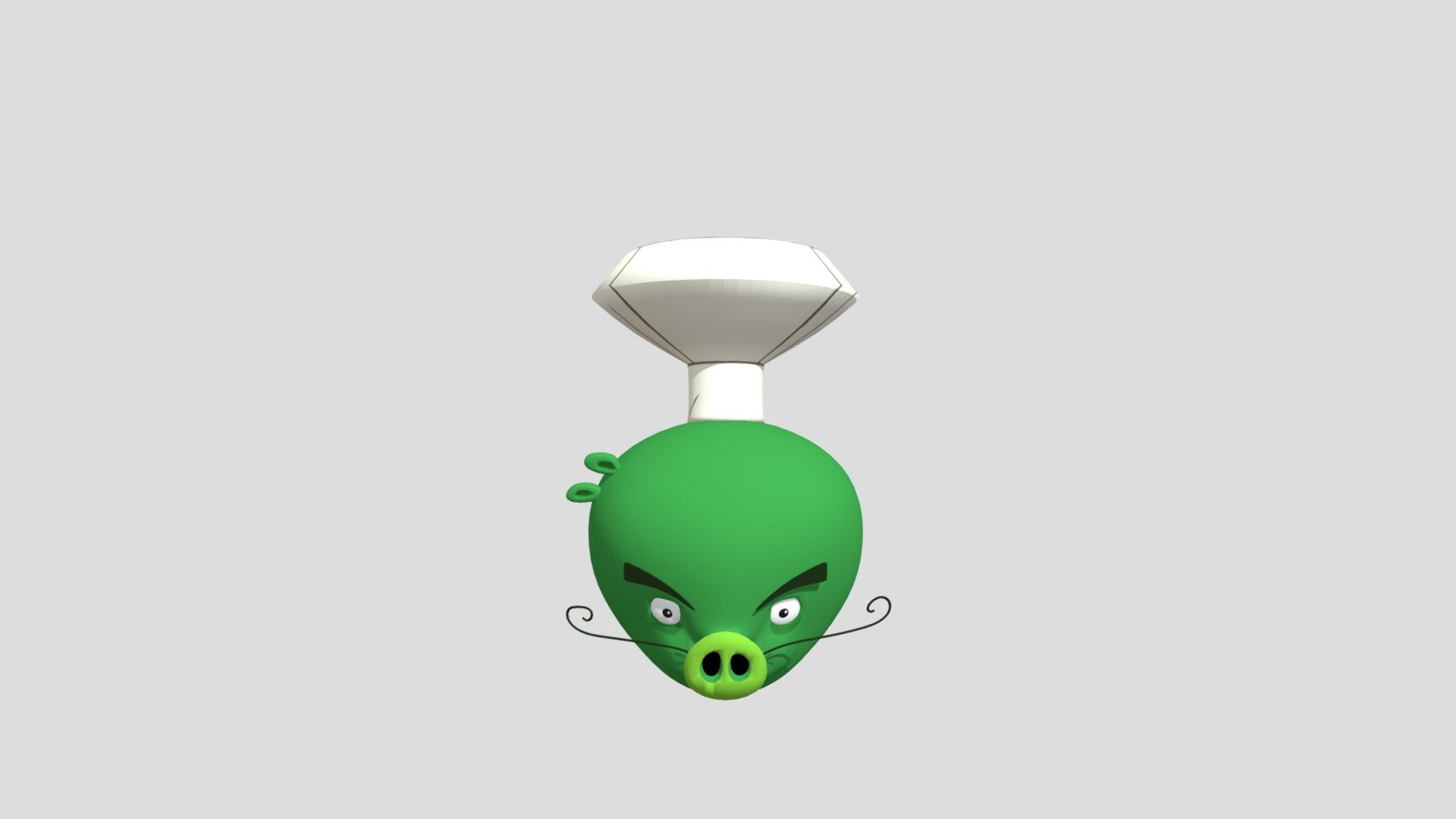 Chef Pig (Angry Birds) - Download Free 3D model by Zachary the Rocko ...