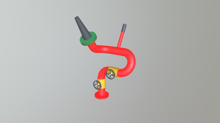 Fire-monitor 3D models - Sketchfab