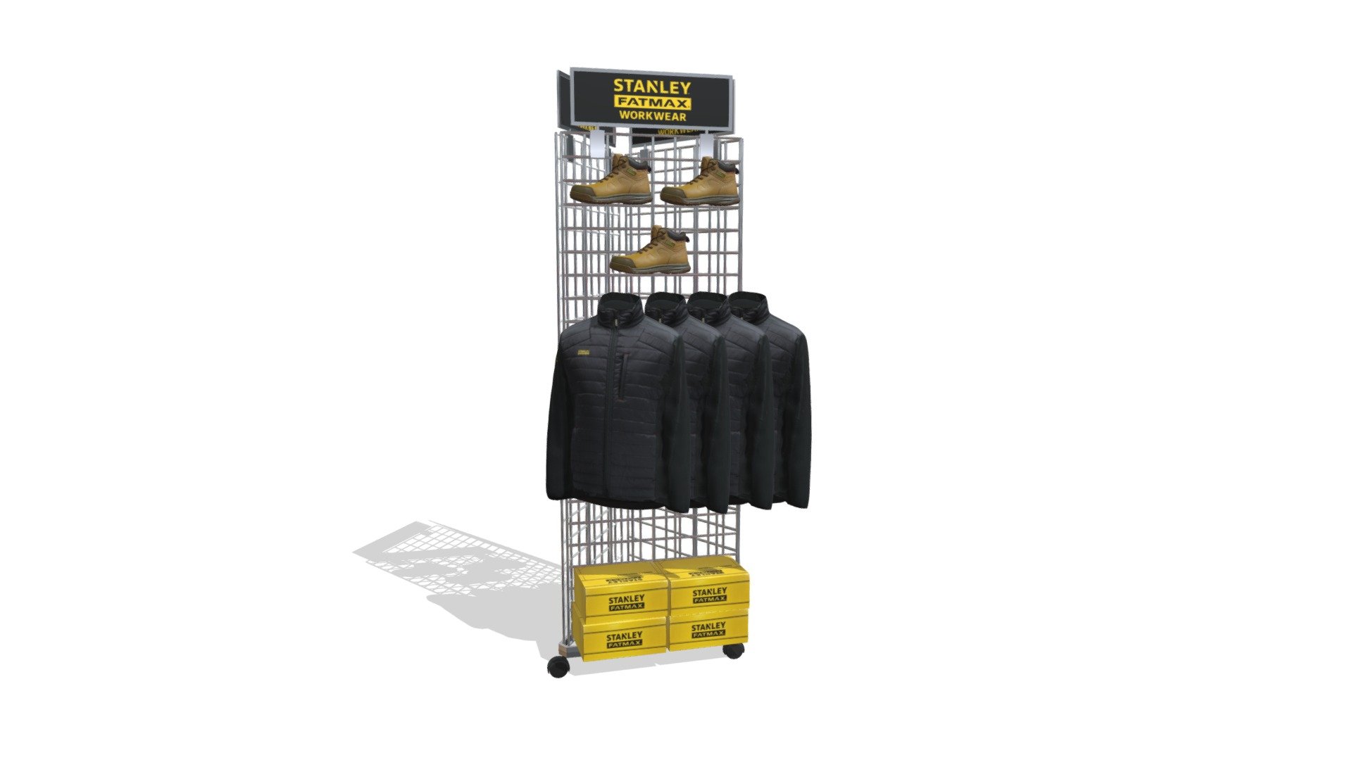 SFM_GridWall_Stand - 3D model by Toolsaver [b514114] - Sketchfab