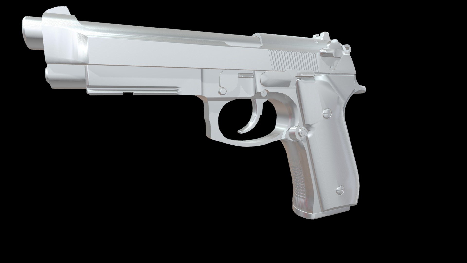 Beretta M9 - 3D model by cxrsti [b5158b6] - Sketchfab