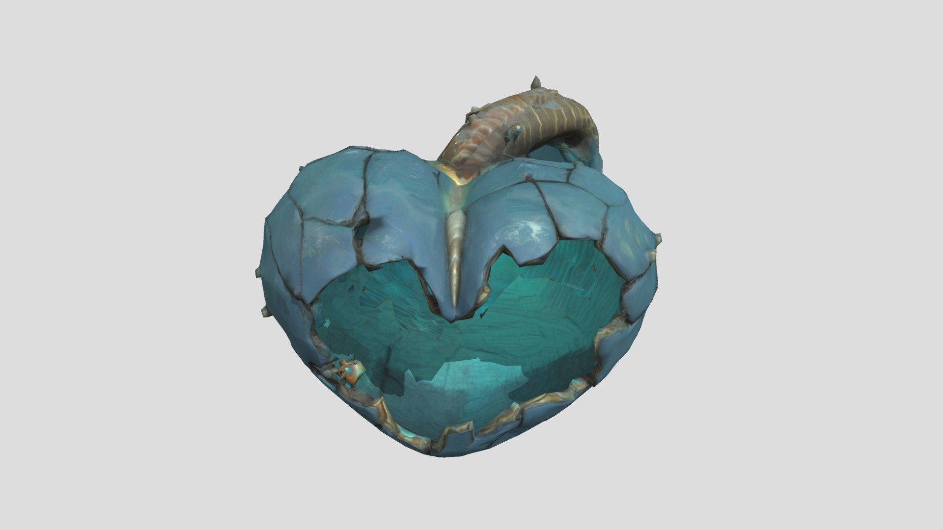 Artefacts "Heart Ocean" - 3D model by sqbetatest [b515c4a] - Sketchfab
