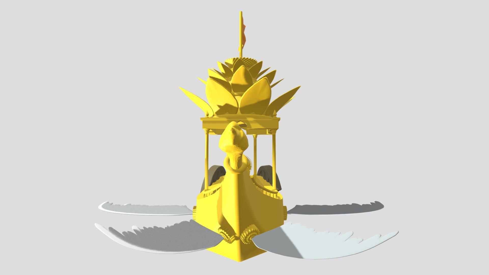 Pushpak Viman - Download Free 3D model by ani katkar (@anikatkar23 ...