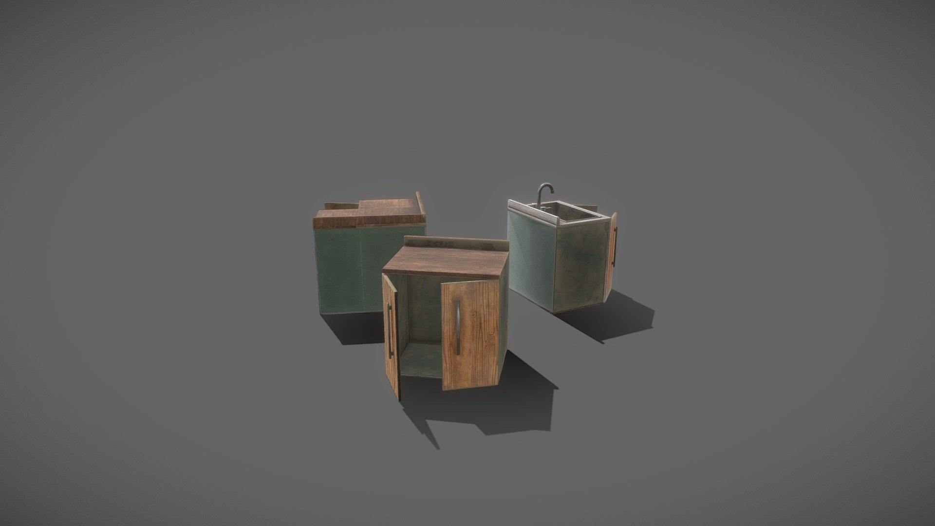 Old Counters - 3D model by Timo (@200014) [b516552] - Sketchfab