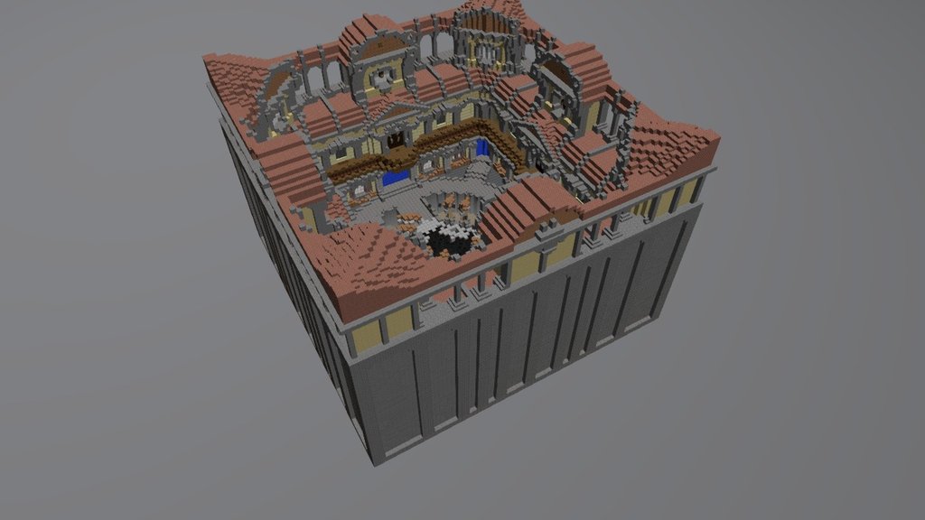 Malhum Hub | 81x81 | 8 Portal Hub/Lobby Spawn - 3D model by Astrium ...
