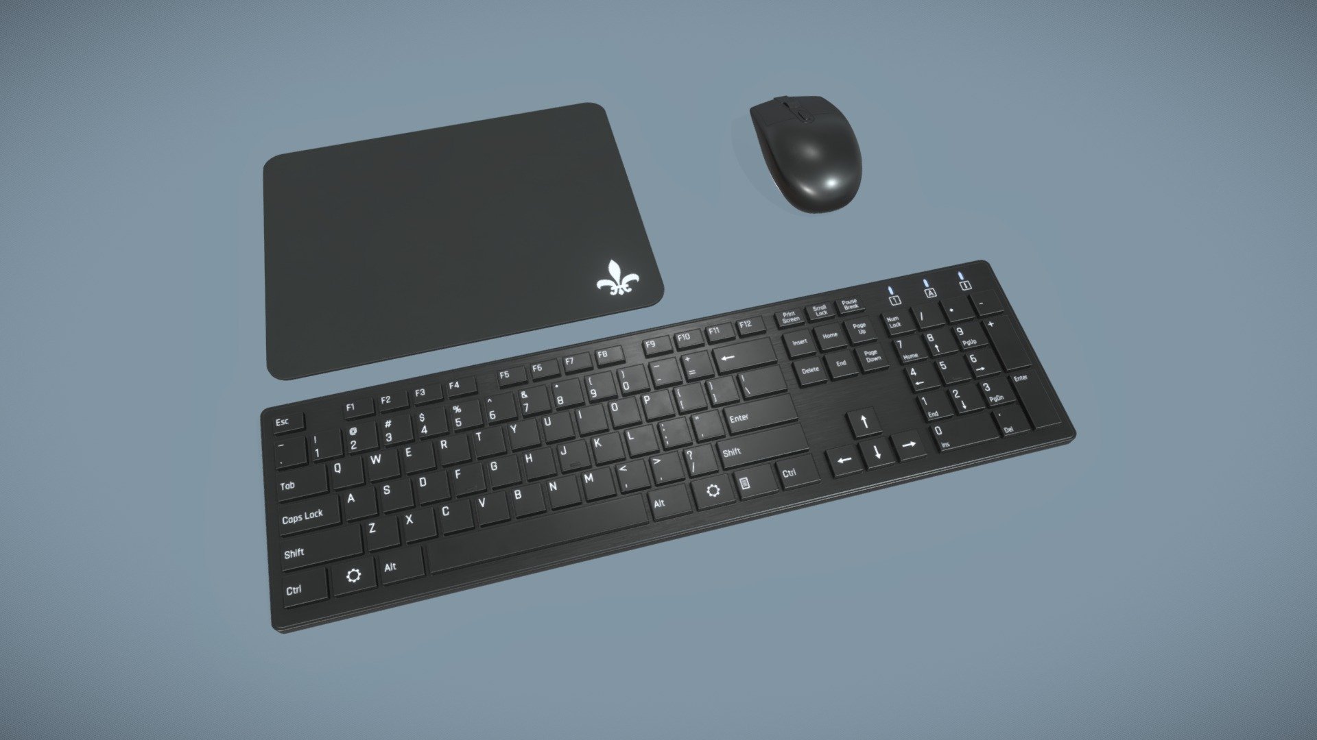 Computer Mouse and Keyboard - Buy Royalty Free 3D model by AshMesh ...