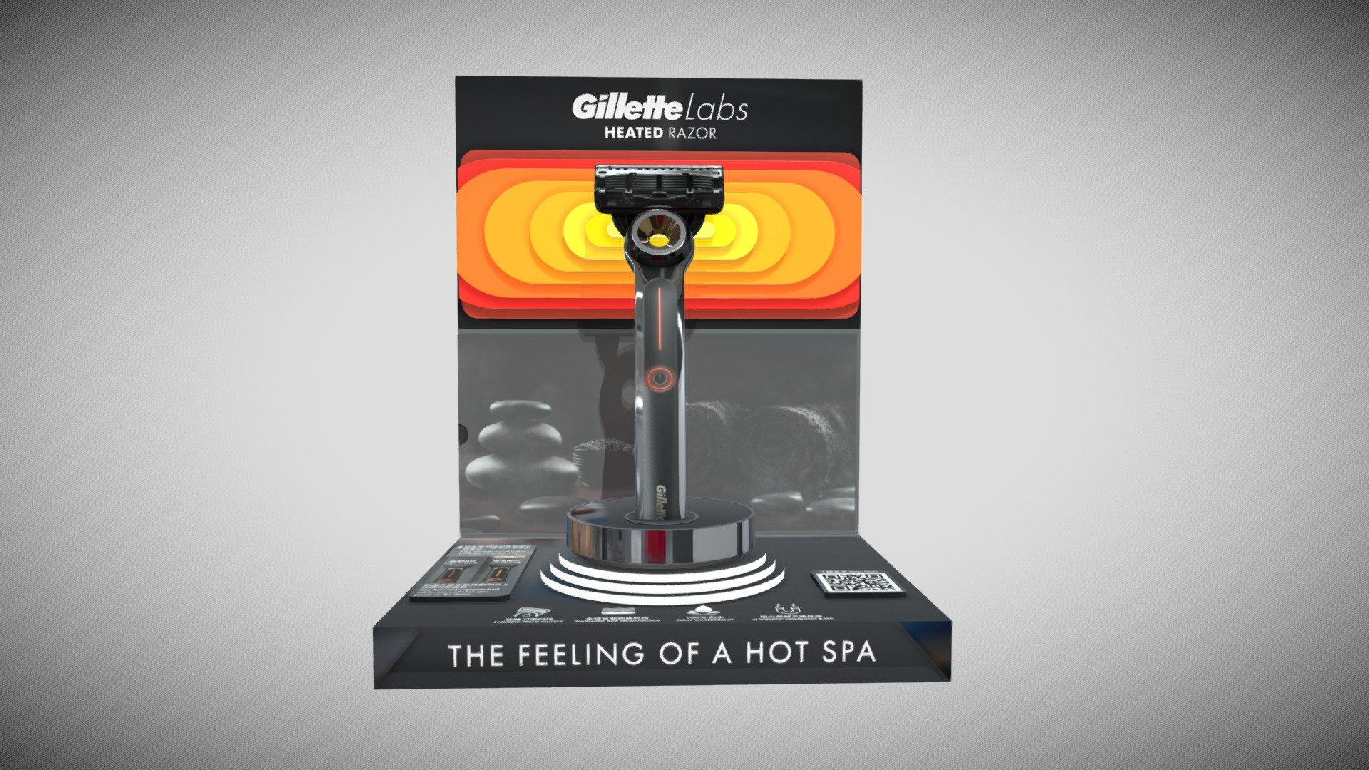 Gillette Table Stand Design - Download Free 3D model by Paradise Design ...