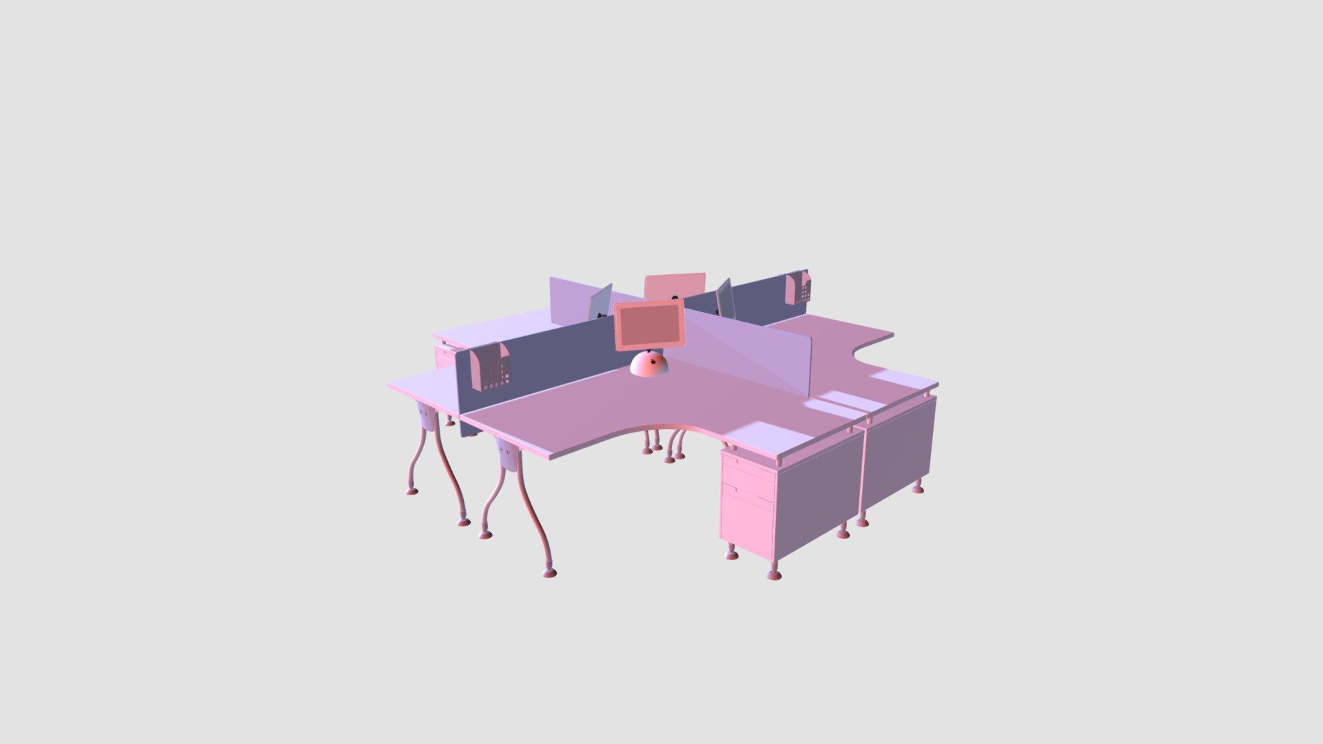 office desk - Buy Royalty Free 3D model by Evermotion [b51bf21 ...