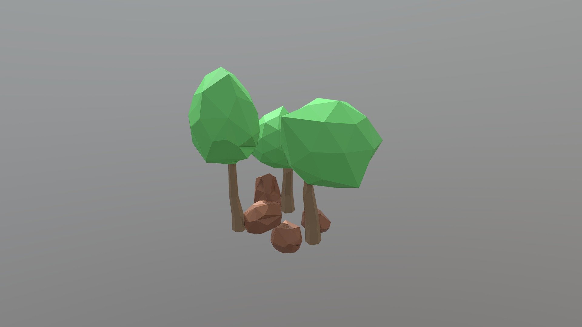Foliage and Rocks - 3D model by starmewy [b51e7d0] - Sketchfab