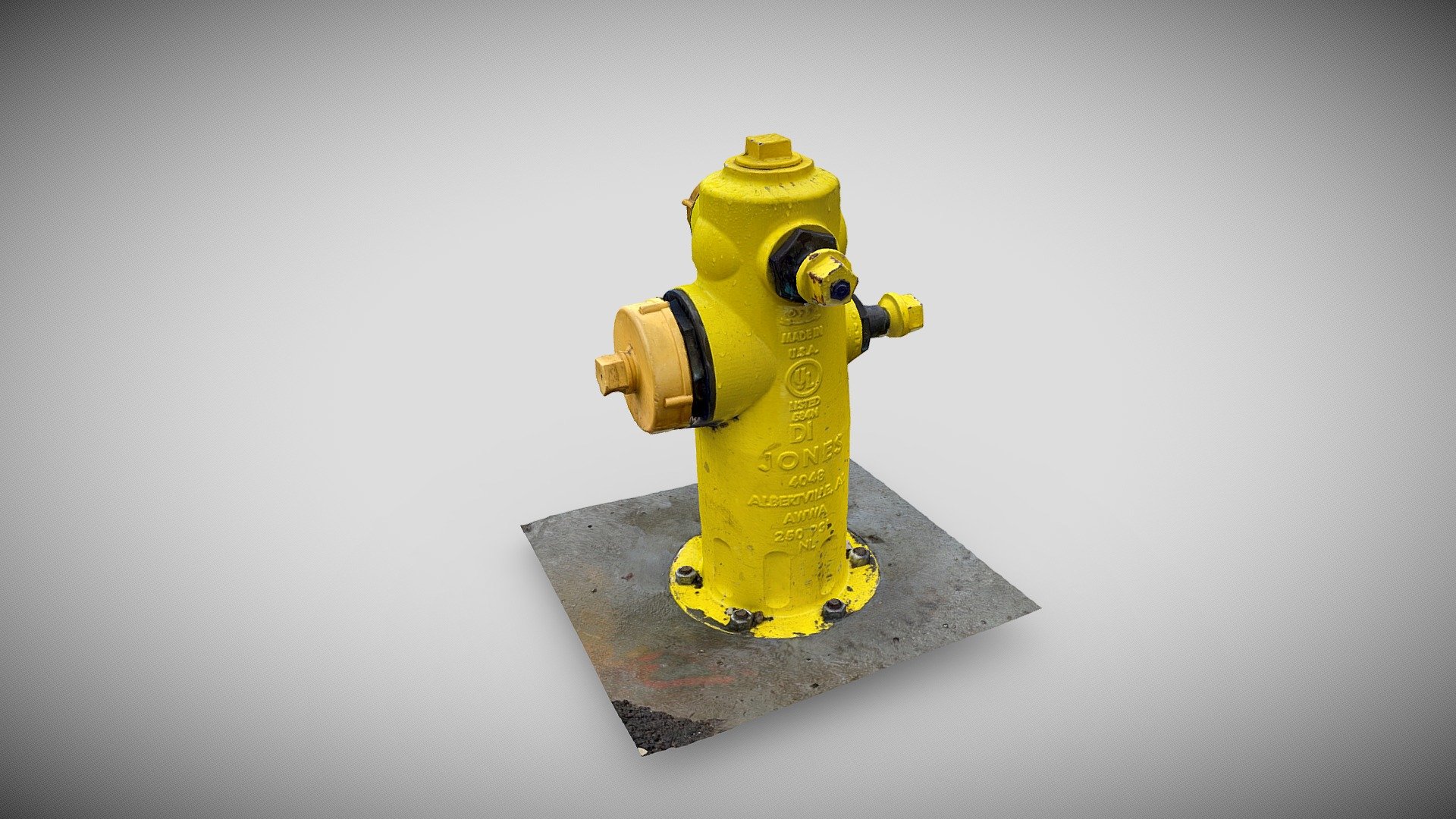 Yellow Fire Hydrant - Download Free 3D model by Kaali (@CaliKal ...