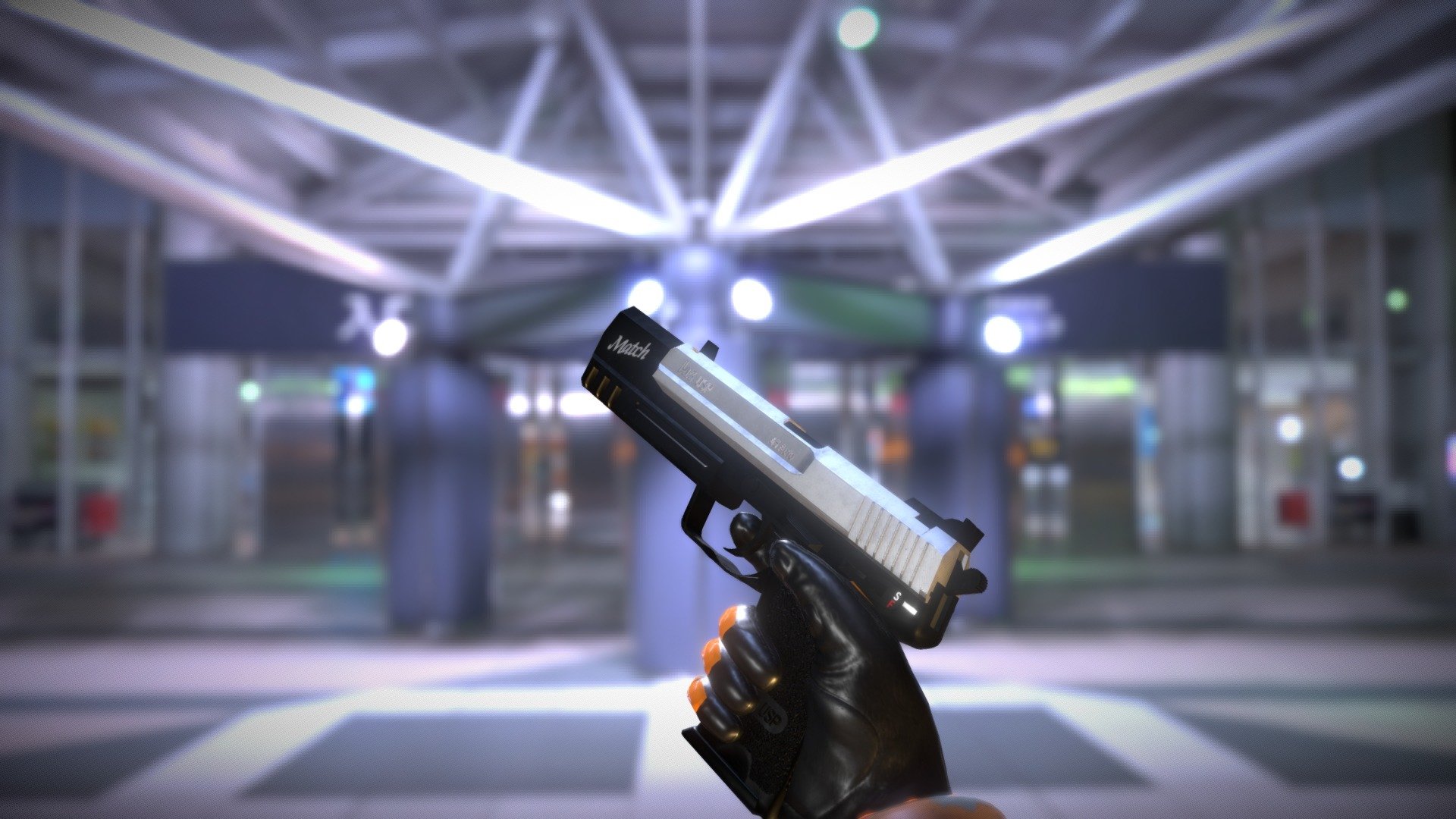 First Person Half Life 2 USP Animation - Download Free 3D model by ...
