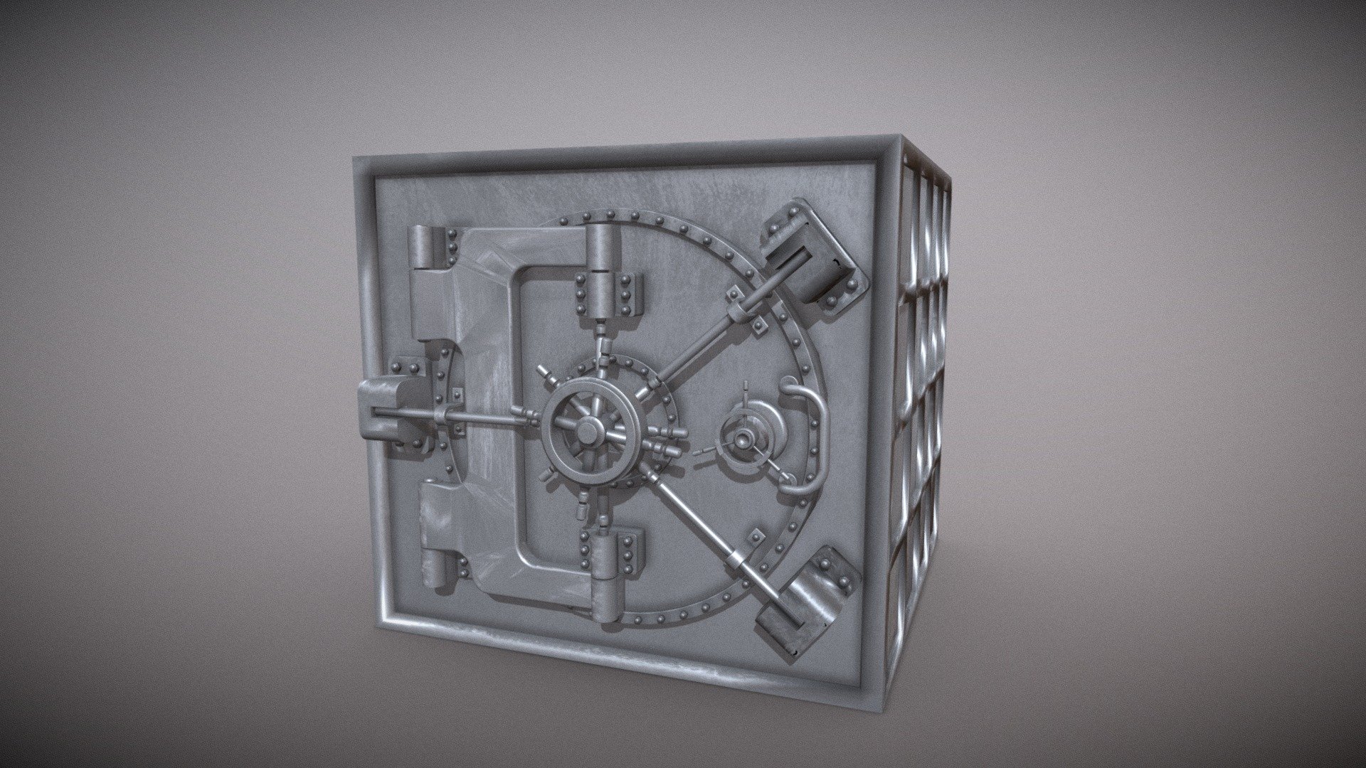 Coffre_Fort - 3D model by nando59 [b523730] - Sketchfab