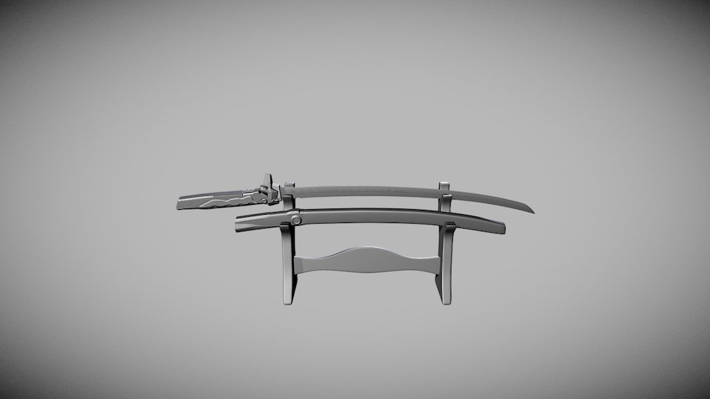 Genji Dragonblade - 3D model by Noom Natthakorn (@natthakorn1892 ...