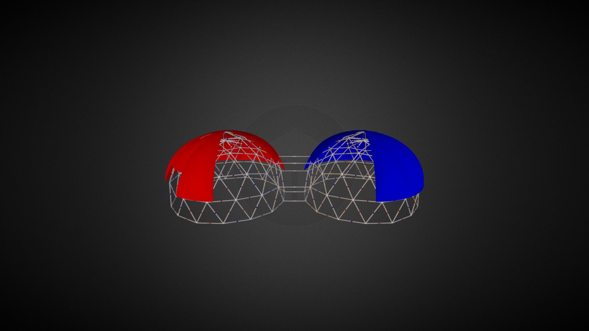 Geodesic Dome 4 - 3D model by SketchThis [b5271fe] - Sketchfab