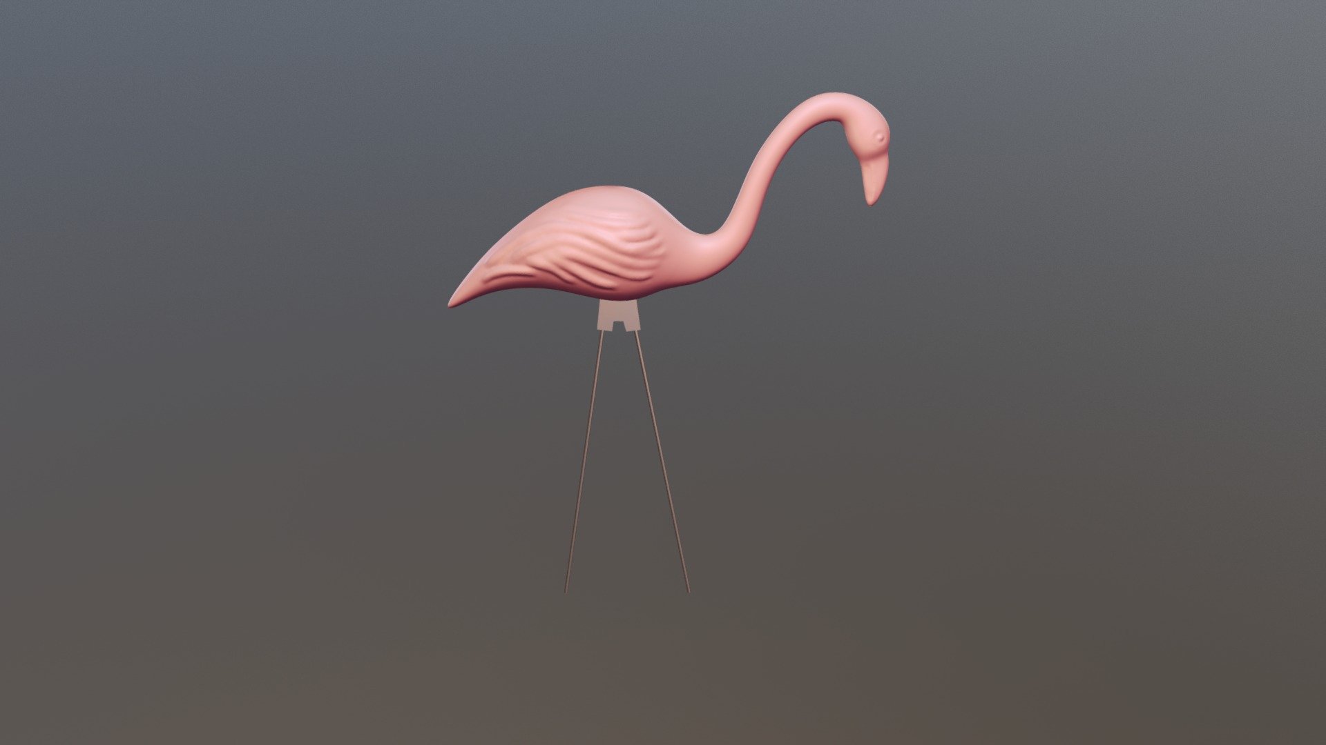 Pink Plastic Flamingo for #sculptjauary18 - 3D model by Slime103 ...