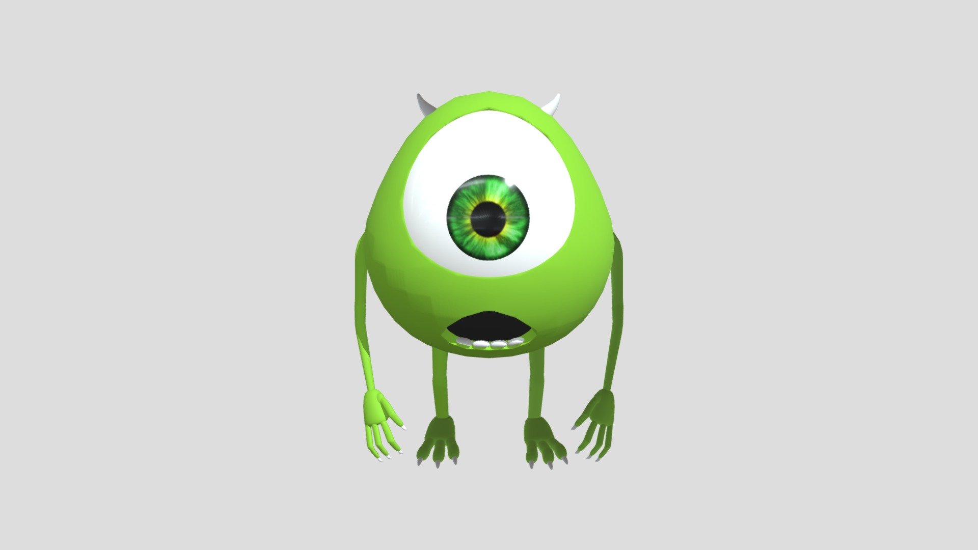 Mike Wazowski - Download Free 3D model by LukinykhMaxim [b529fde ...