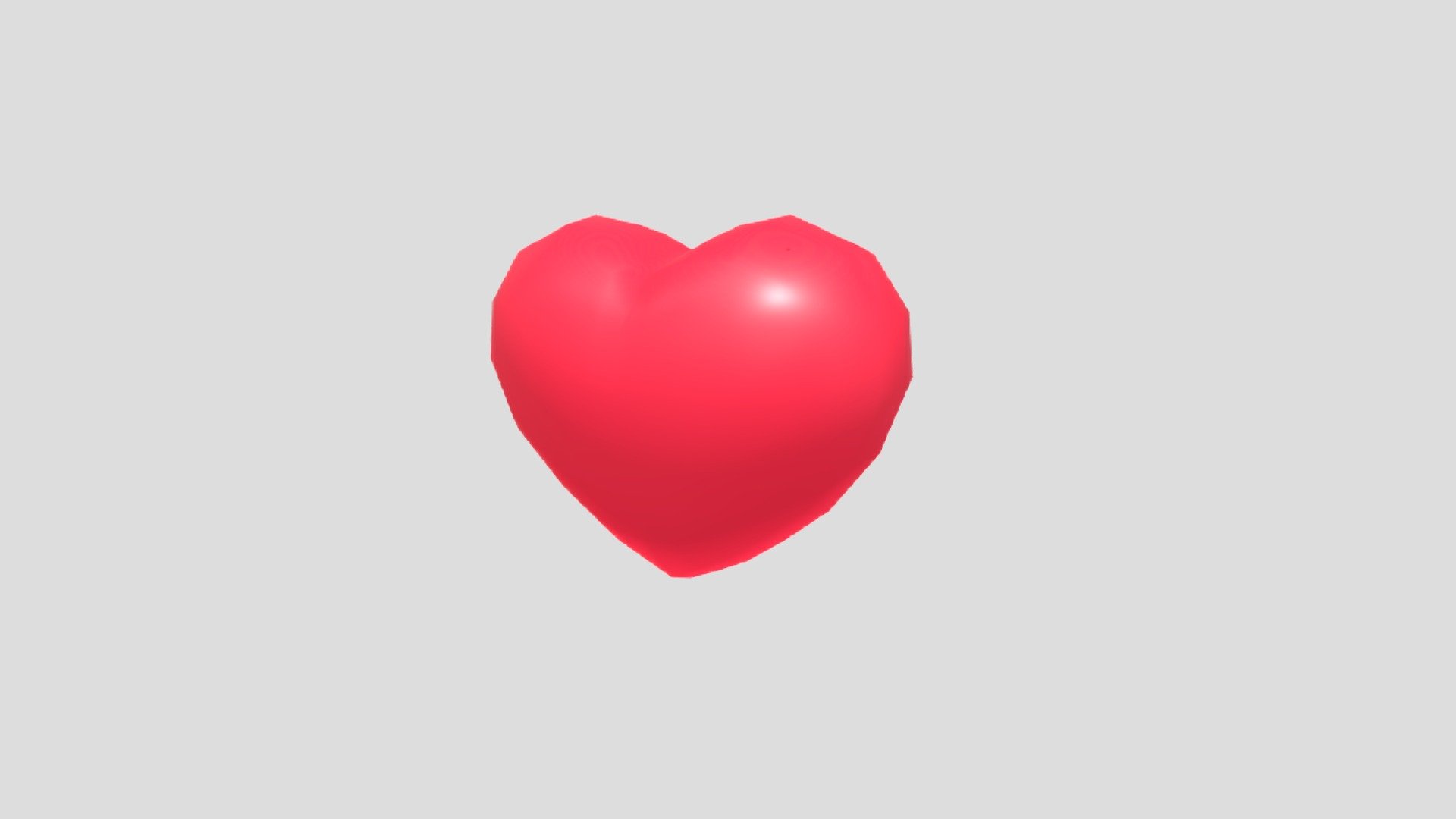 3D Icon heart - 3D model by Zoe Choi (@caicai_00) [b52cb38] - Sketchfab