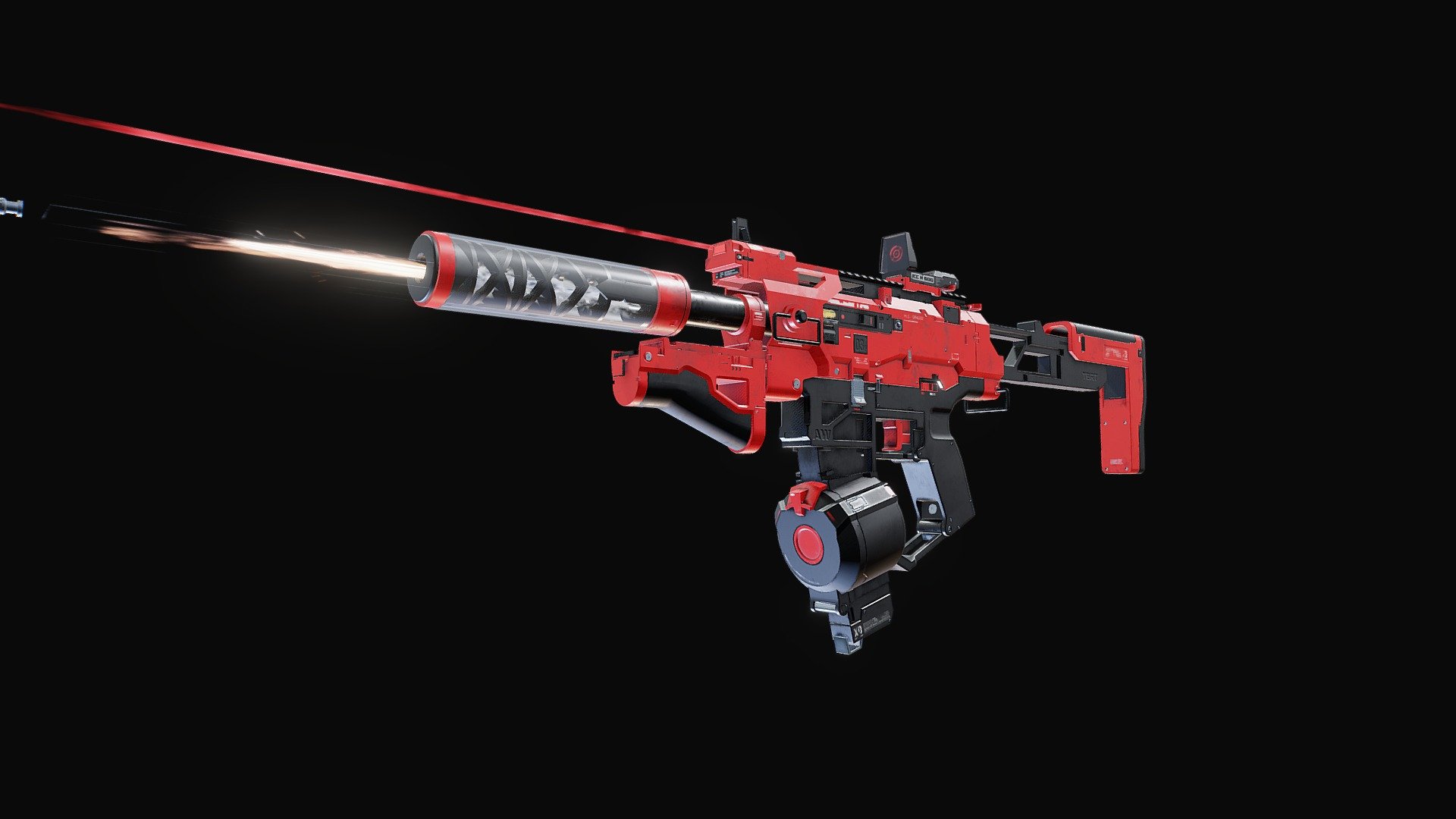 Sifi Gun - Buy Royalty Free 3D model by Aw3som33 (@megadart) [b52df19 ...
