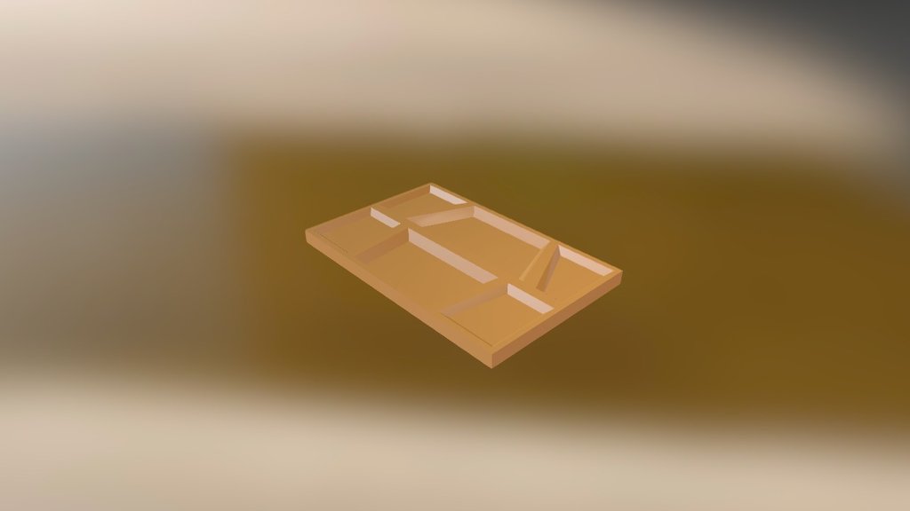 Cafeteria Tray - 3D model by sookendestroy1 [b52e0cf] - Sketchfab