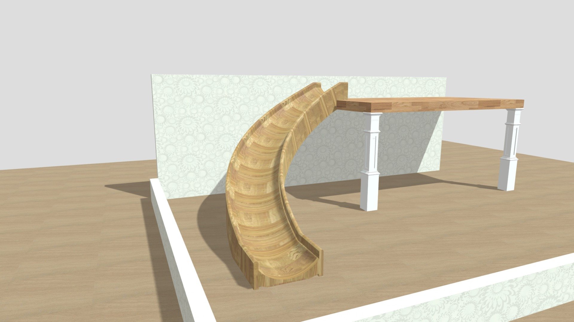 Homebound-Metz Place curved slide rev. 3-27-24 - 3D model by ...