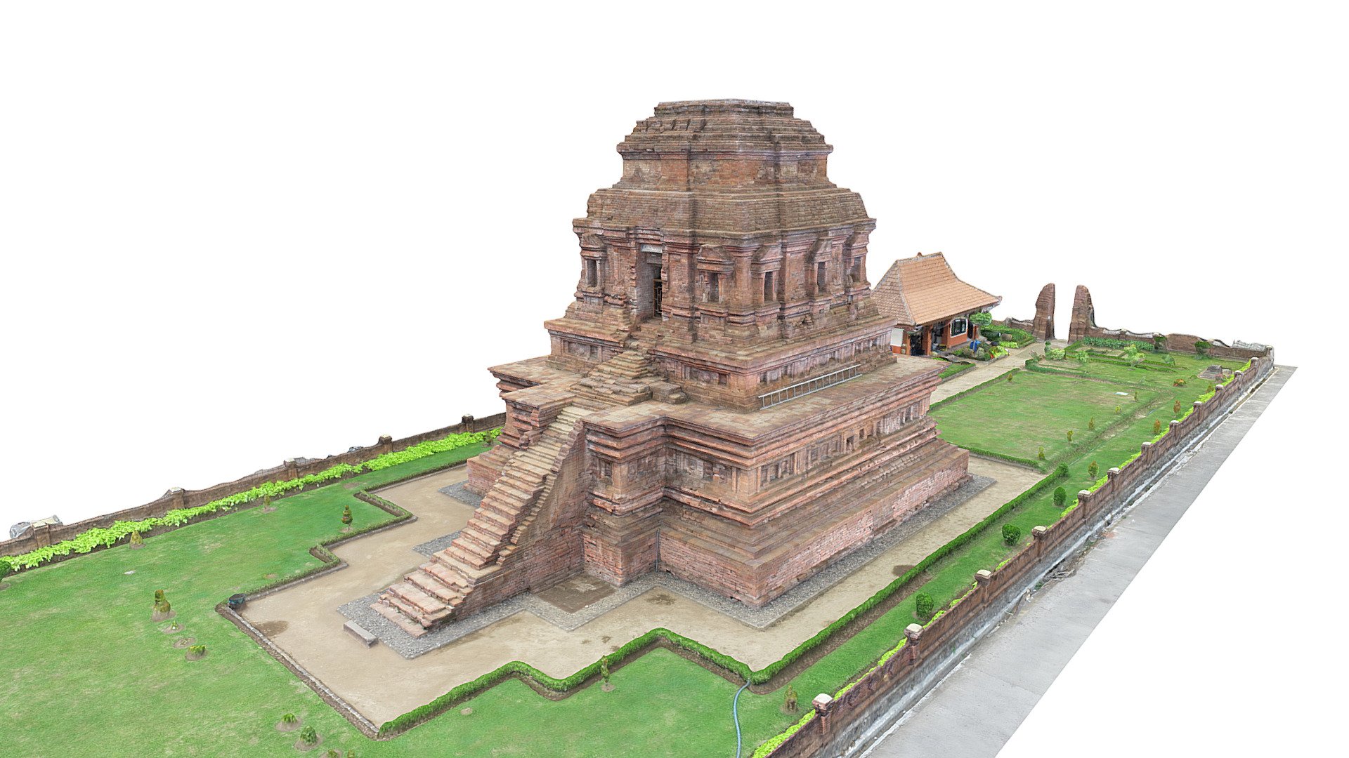Candi Gunung Gangsir - Buy Royalty Free 3D model by Om Husnul ...