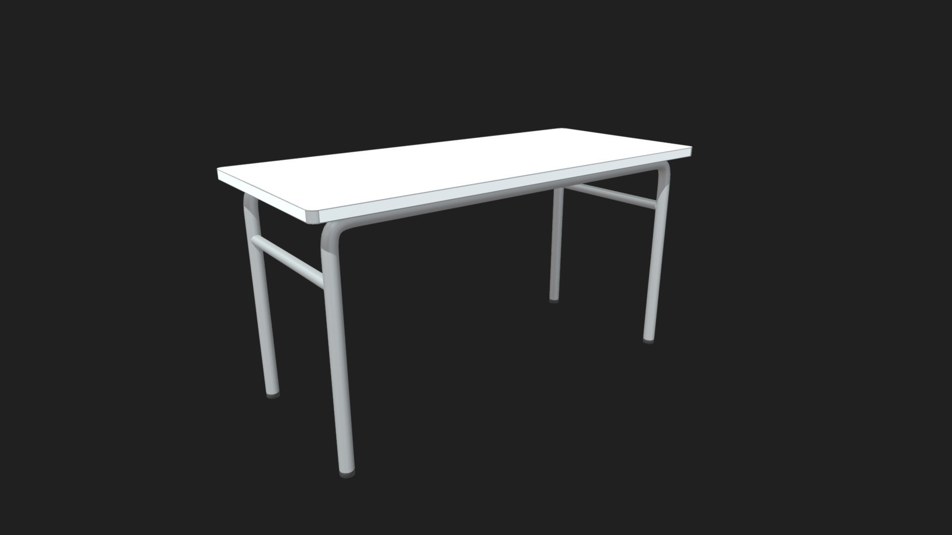 Simple school table - Download Free 3D model by g33 [b53067a] - Sketchfab