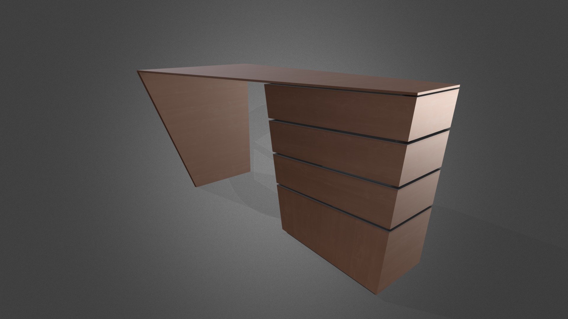 office table - 3D model by klebercosta [b530b5a] - Sketchfab