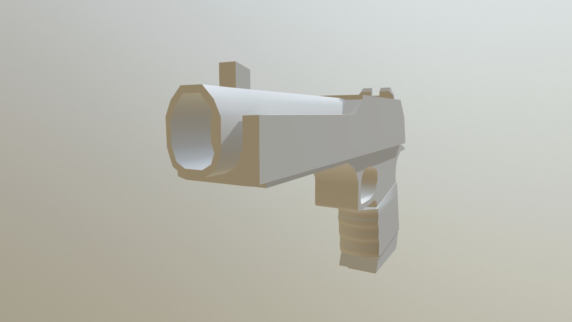 Gun - 3D model by Michiel (@40fy) [b53171a] - Sketchfab
