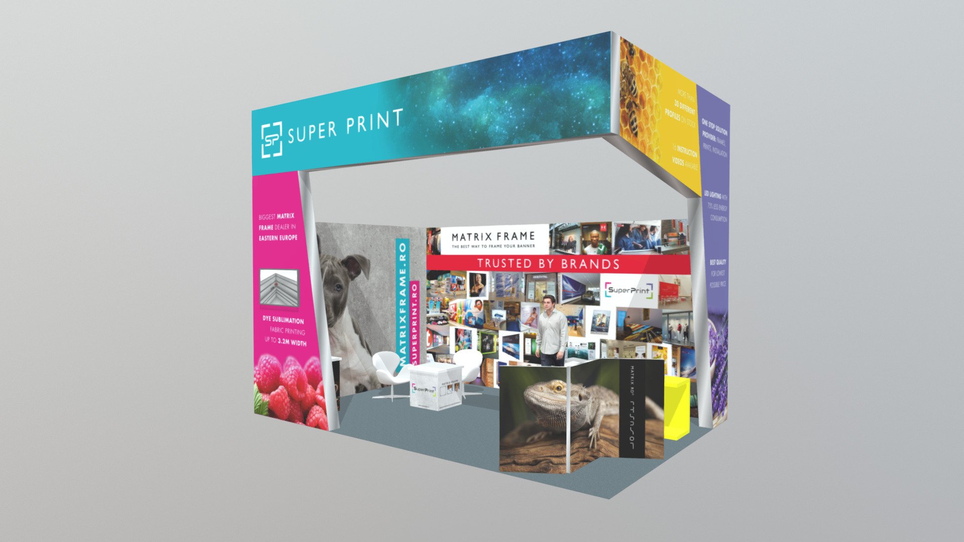 Stand Print&Sign 2017 - 3D model by matrixframe.ro [b532ed2] - Sketchfab
